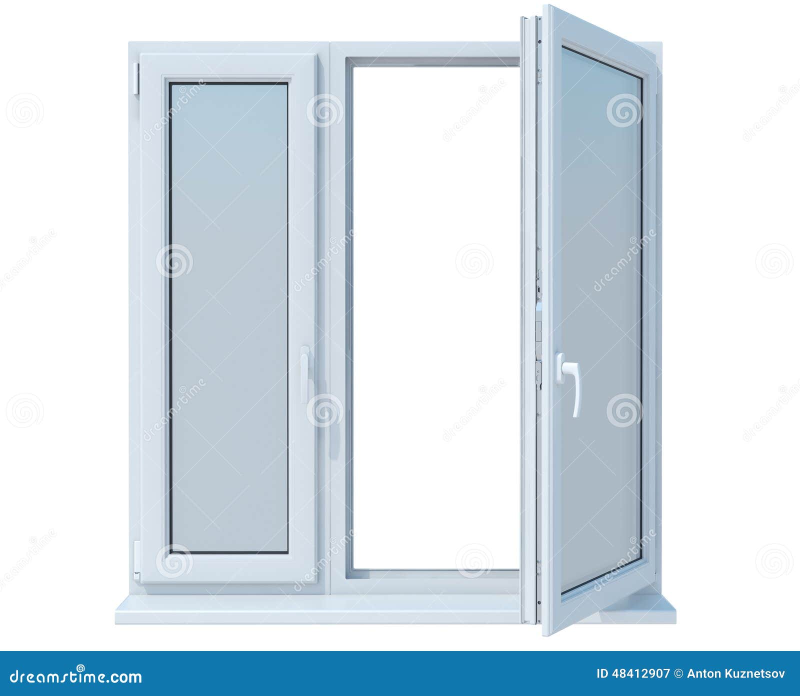 Venster stock illustratie. Illustration of verglaasd - 48412907