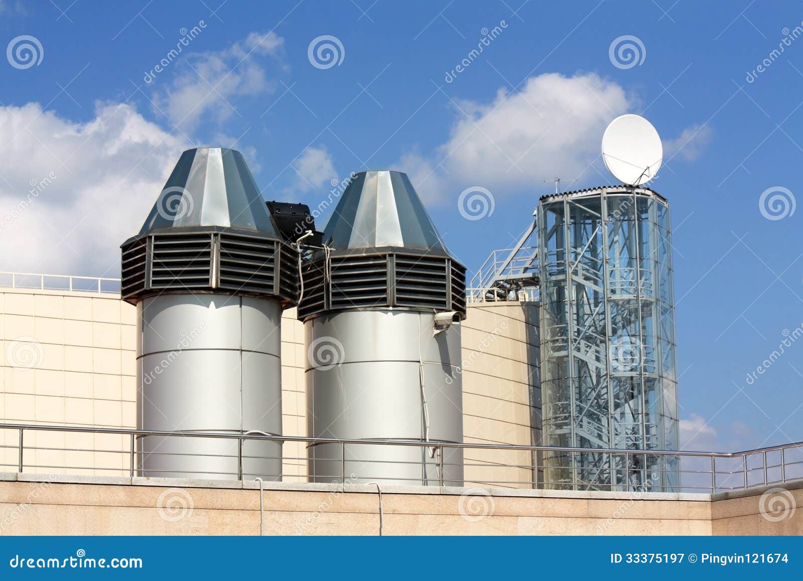 Vent apparatus on the roof stock image. Image of roof - 33375197
