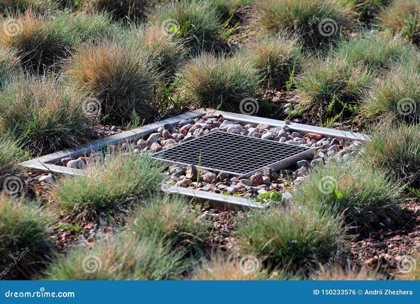Vent grille in the ground stock photo. Image of grill - 150233576