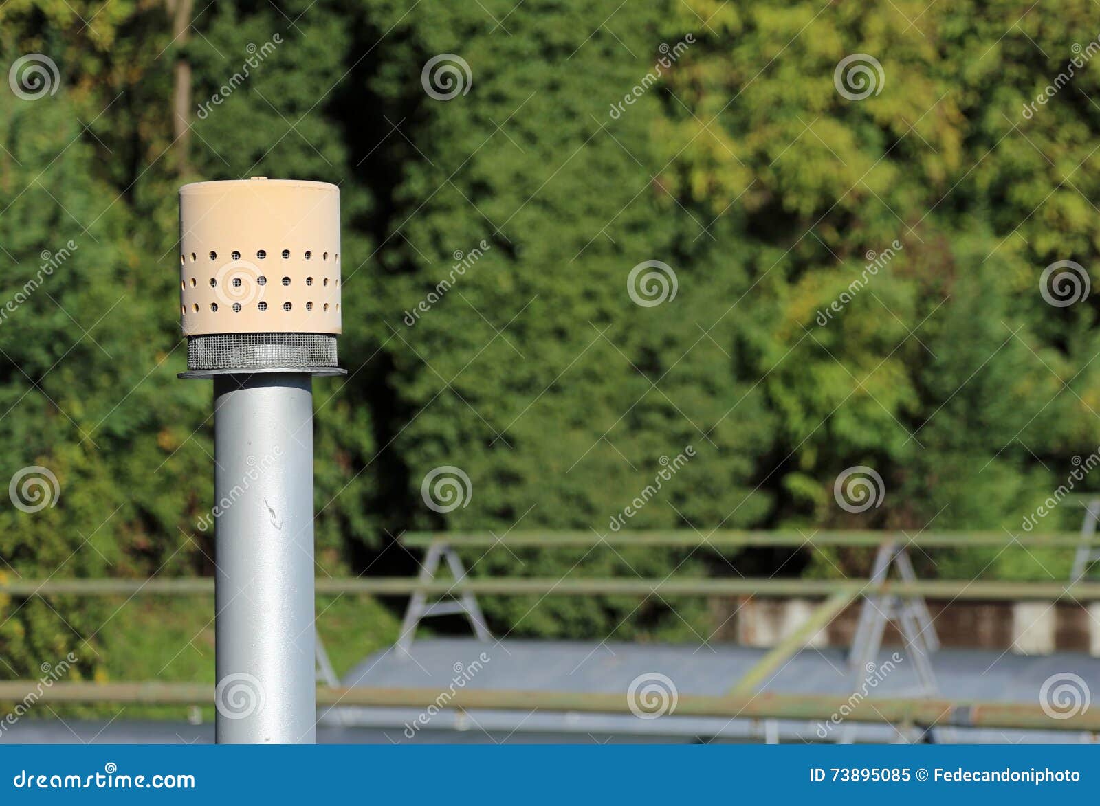 Vent Valve for the Methane Gas in the Refinery Stock Image - Image of ...