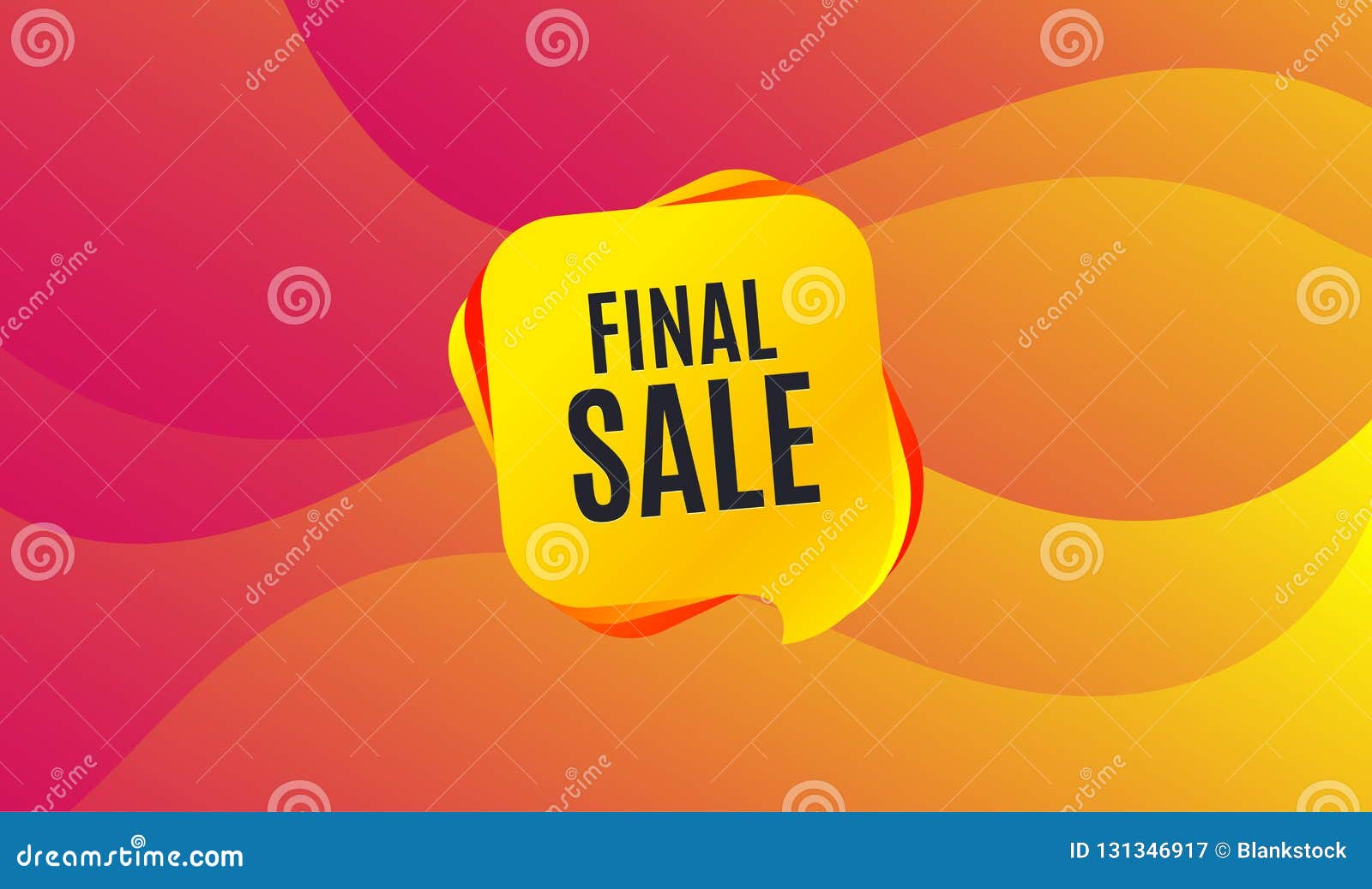 Venta Final Muestra Del Precio De Oferta Especial Vector Ilustración ...