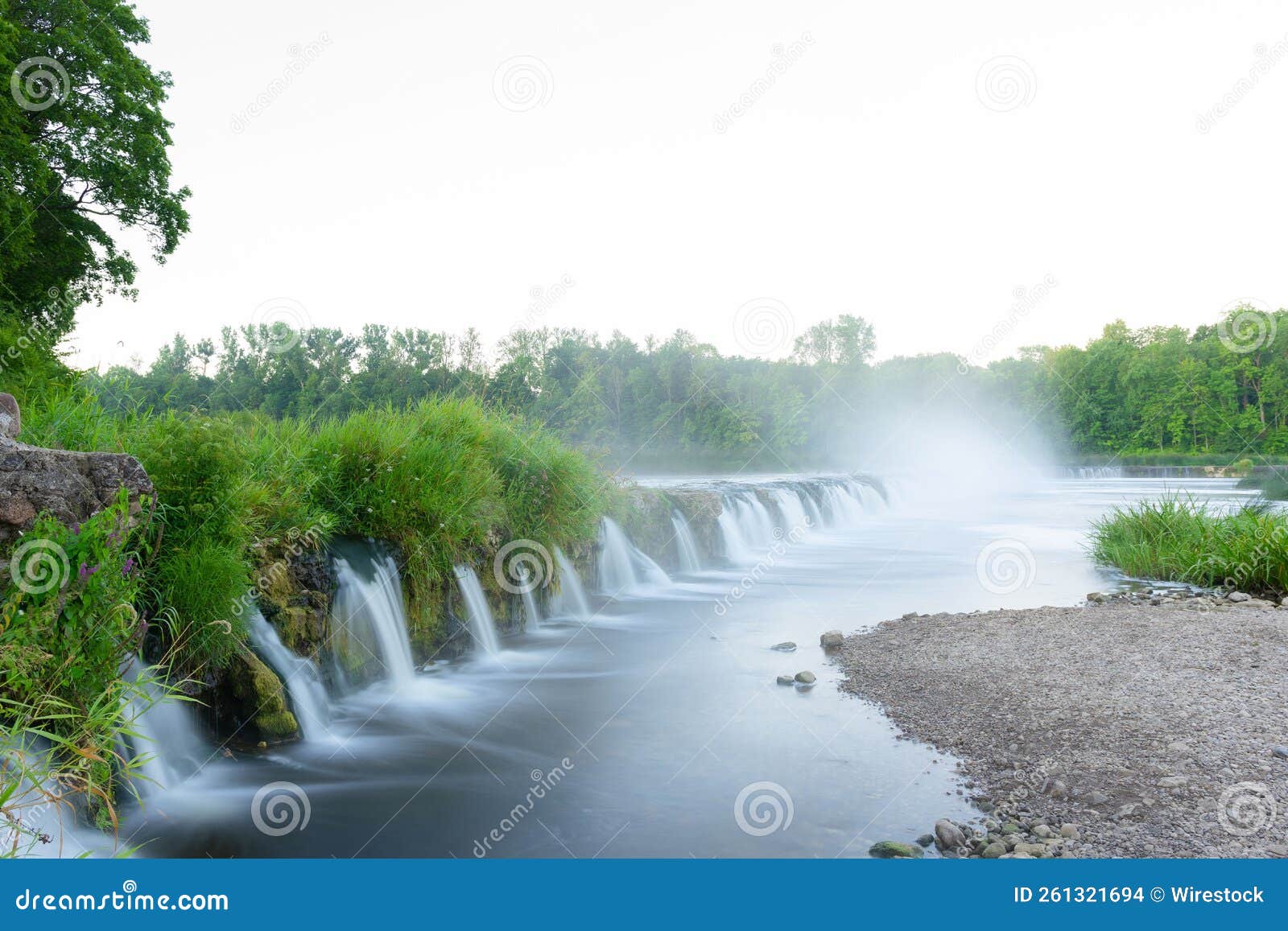 Venta Rapid Waterfall in a Long Exposure Shot Stock Photo - Image of ...