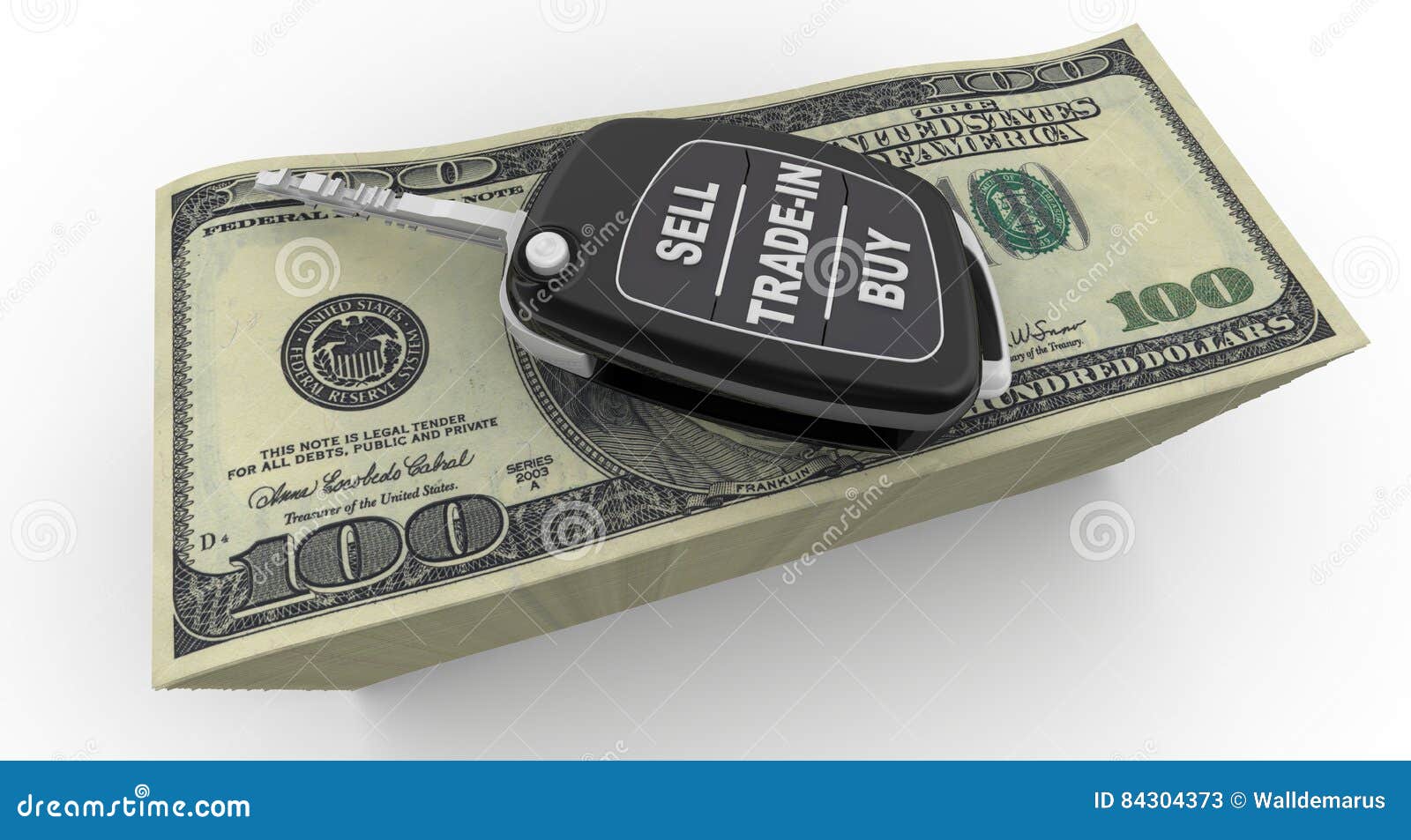 Venta, Trueque, Compra Del Vehículo Concepto Stock de ilustración ...