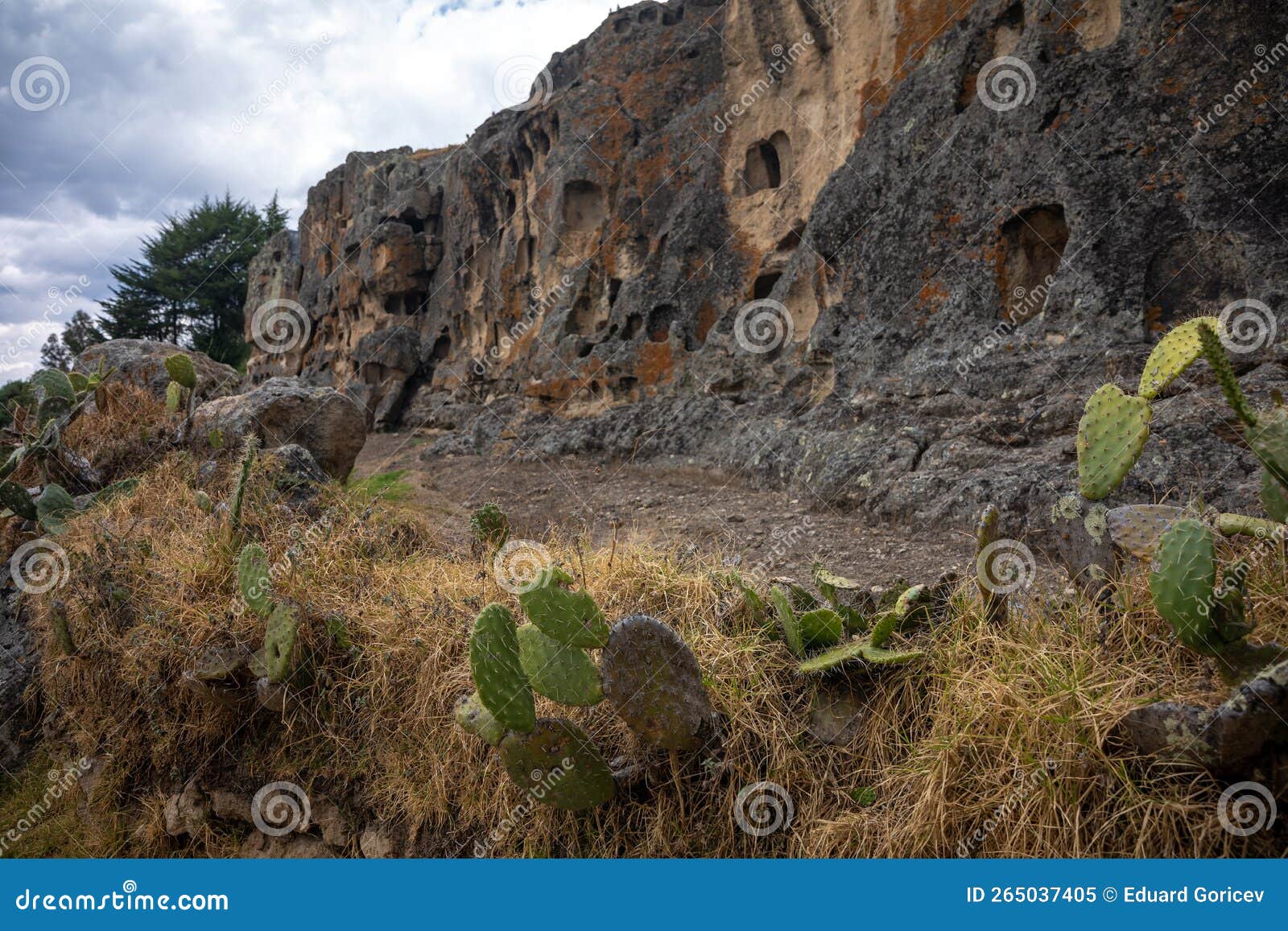 Ventanillas De Otuzco Peruvian Archaeological Site, Cemetery in the ...