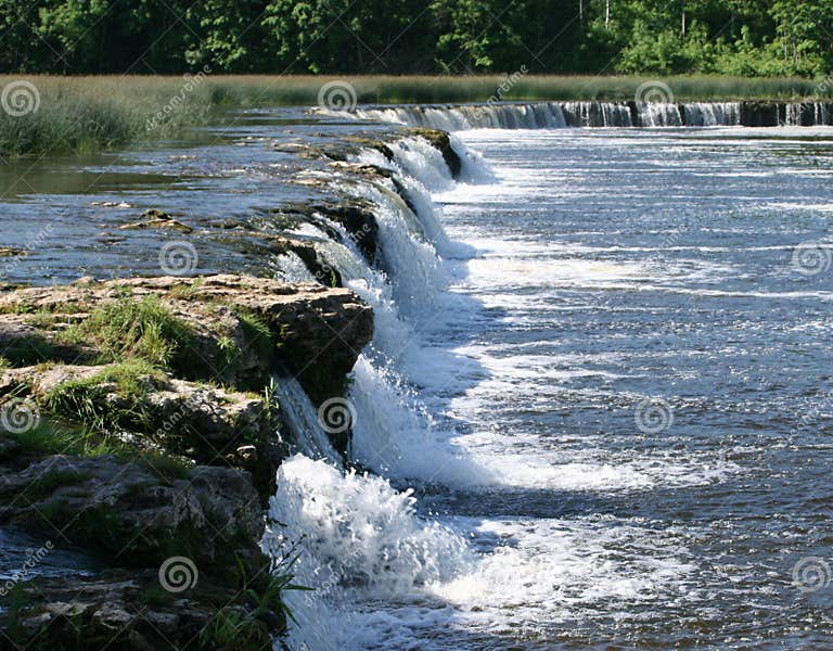 Ventas Rumba waterfall stock image. Image of kuldiga, wide - 4842893