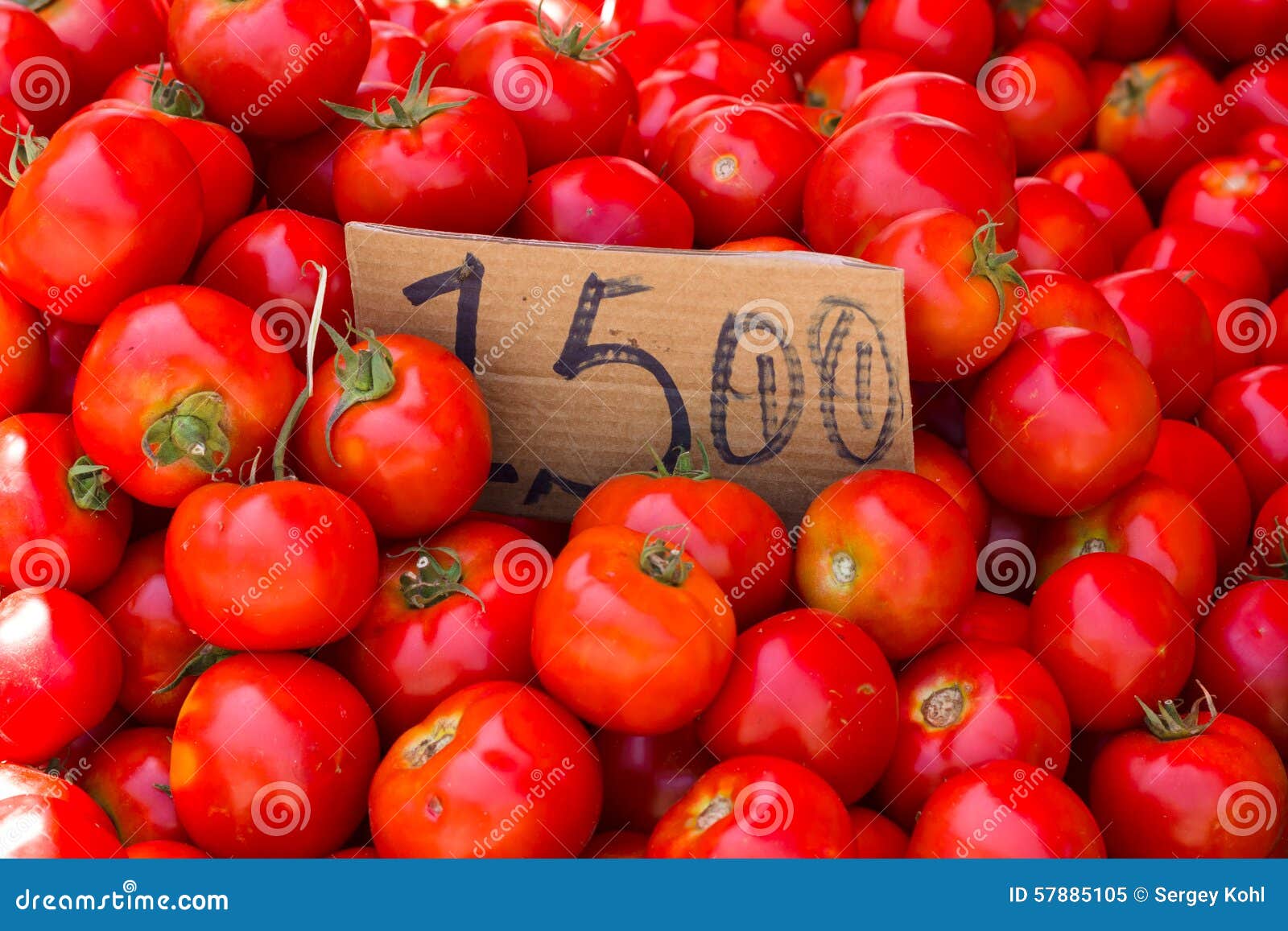 Vente des tomates image stock. Image du nourriture, affaires - 57885105