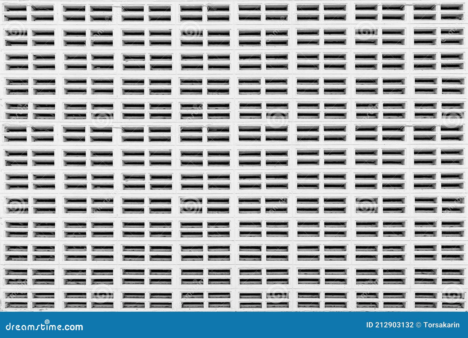 Vented Cement Block Pattern and Background Seamless Stock Photo - Image ...
