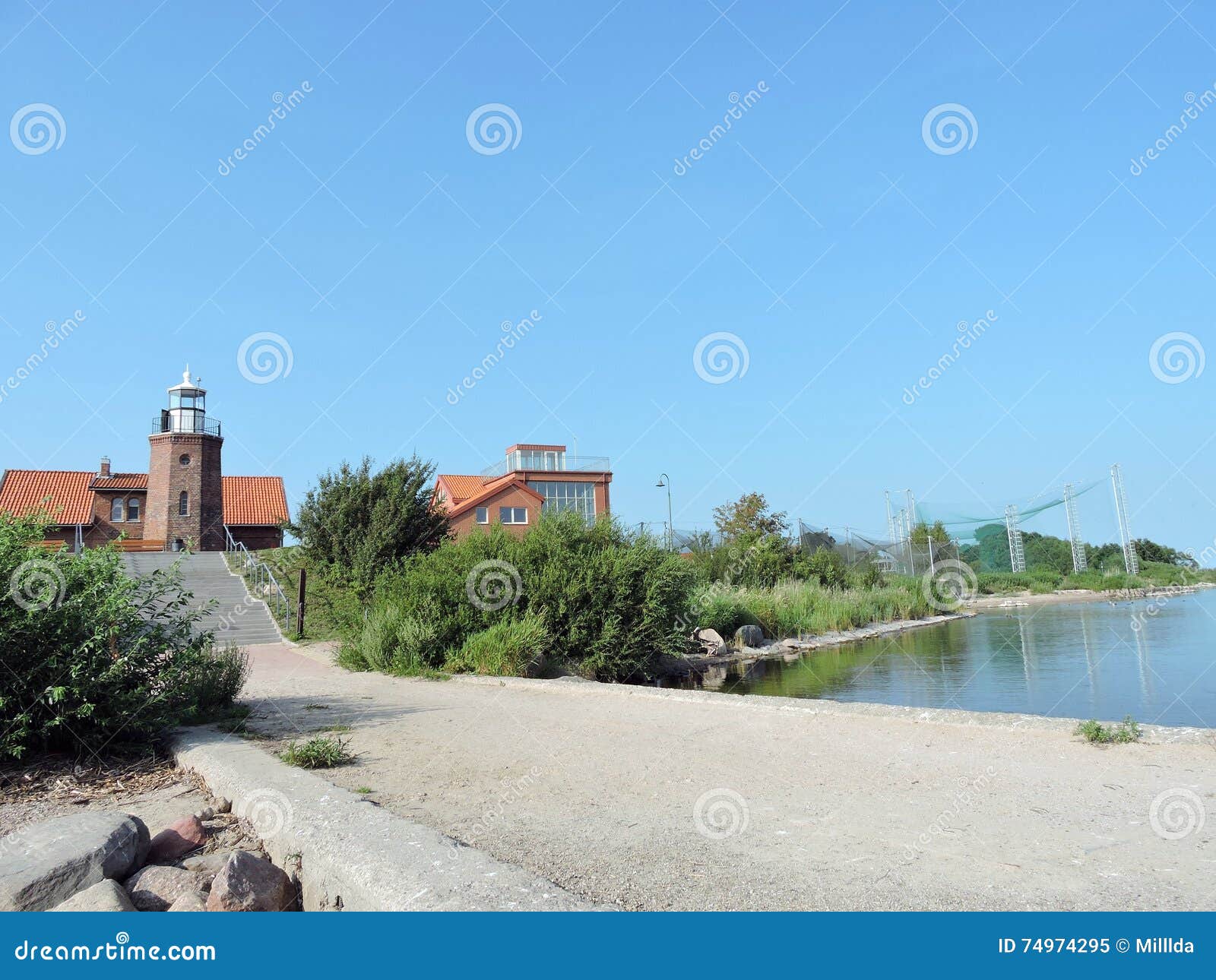 Ventes Ragas Cape, Lithuania Stock Image - Image of shore, beautiful ...