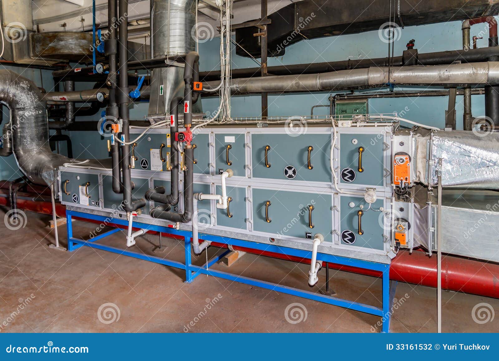 Ventilating plant stock photo. Image of duct, pipeline - 33161532