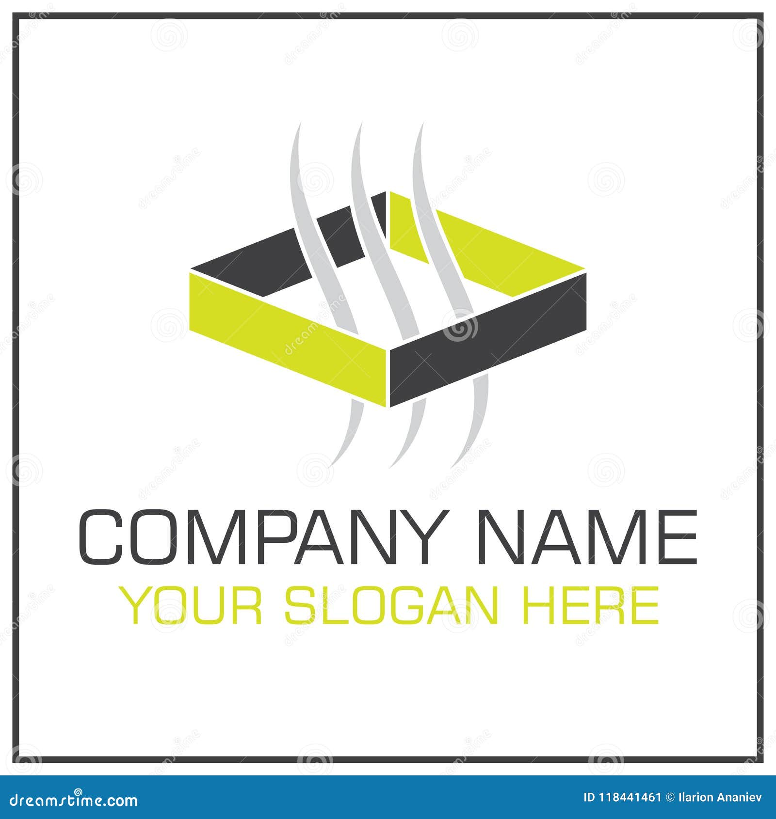 Ventilation / Air Transfer System Abstract Vector Logo for Conditioning ...