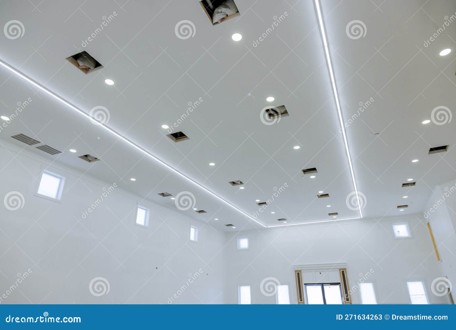 A Ventilation and Air Conditioning System is Being Installed on the ...