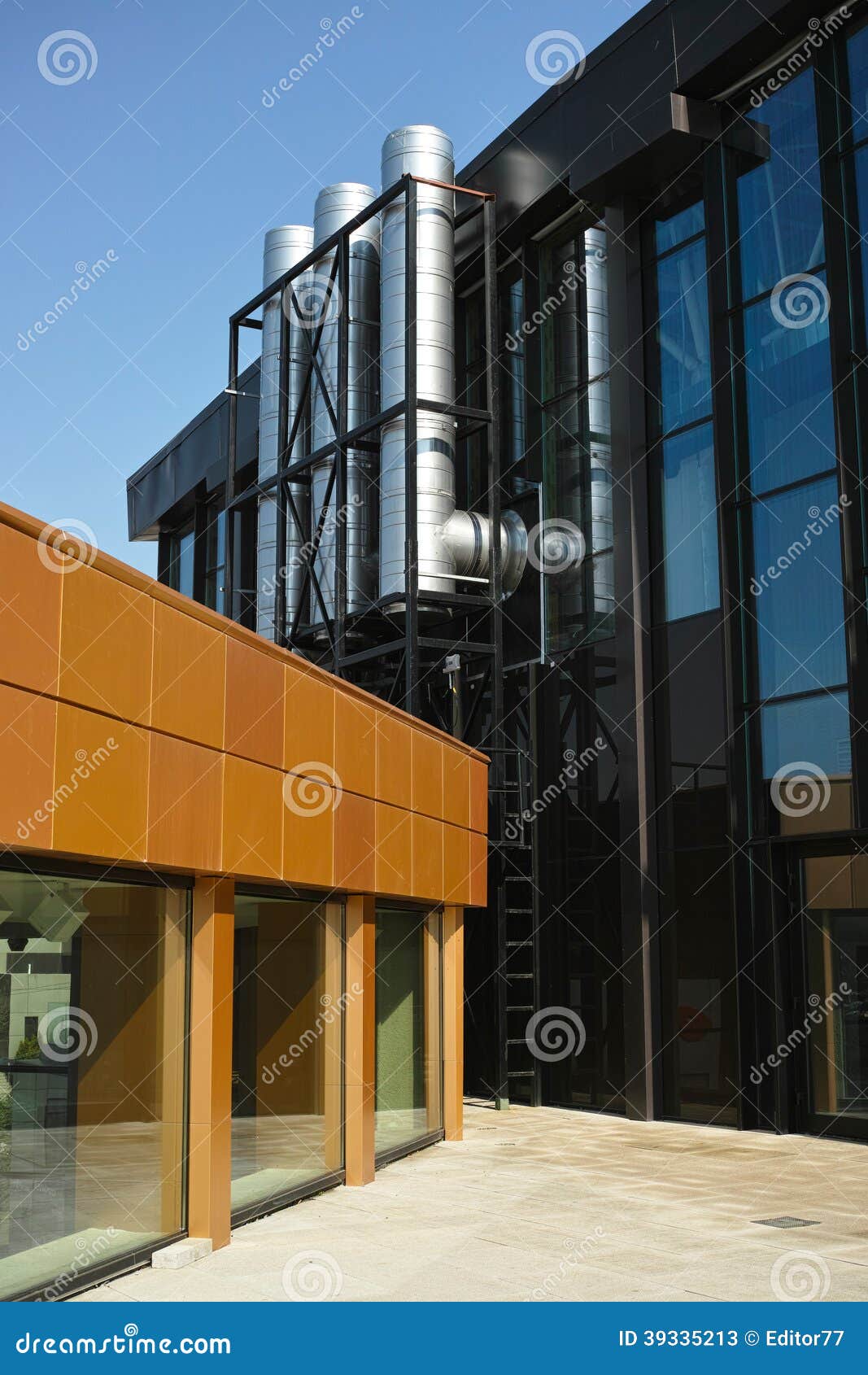 Ventilation Air System Device Stock Image - Image of pipes, industrial ...