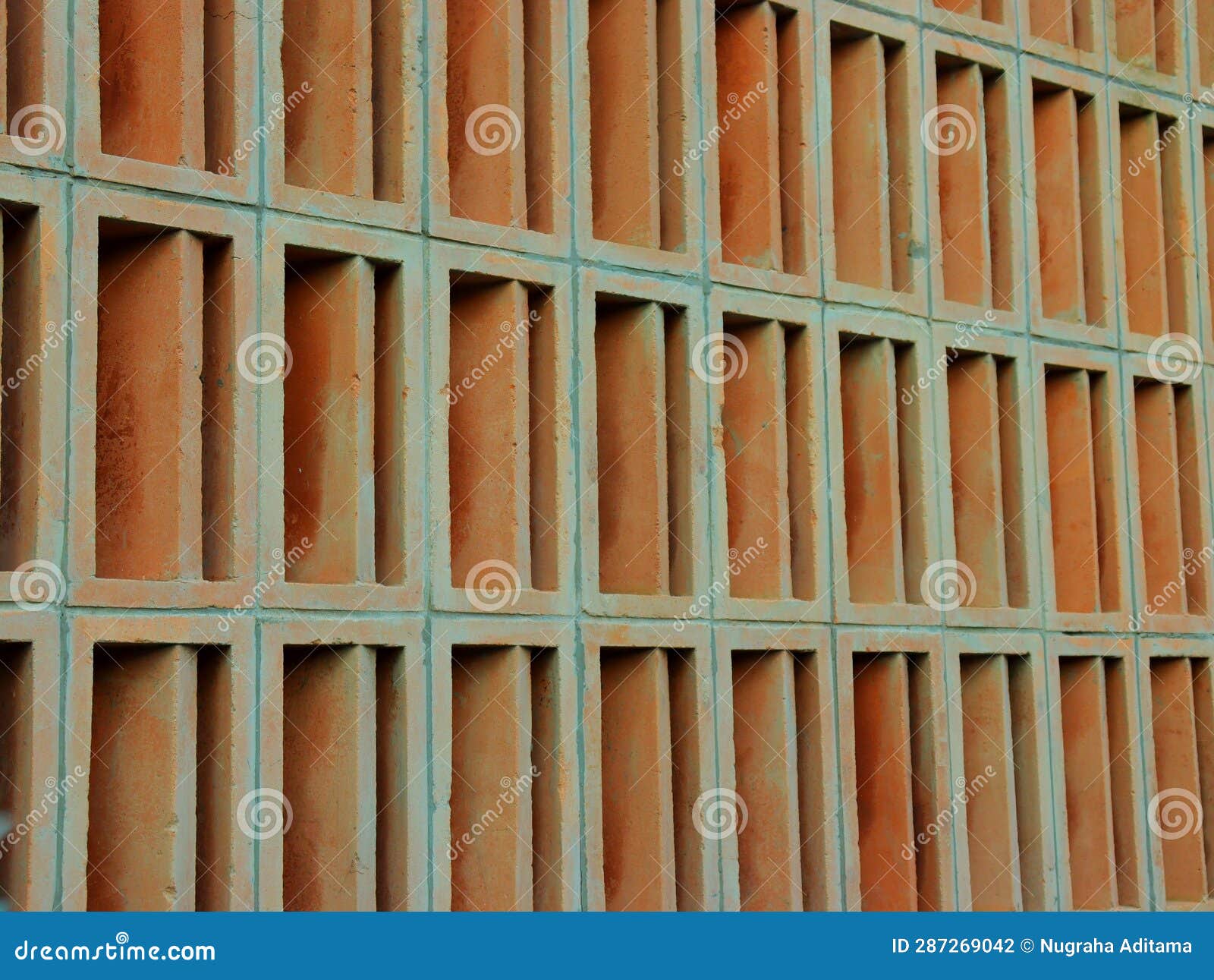 Ventilation Block Wall Building Stock Photo - Image of blocks, climate ...