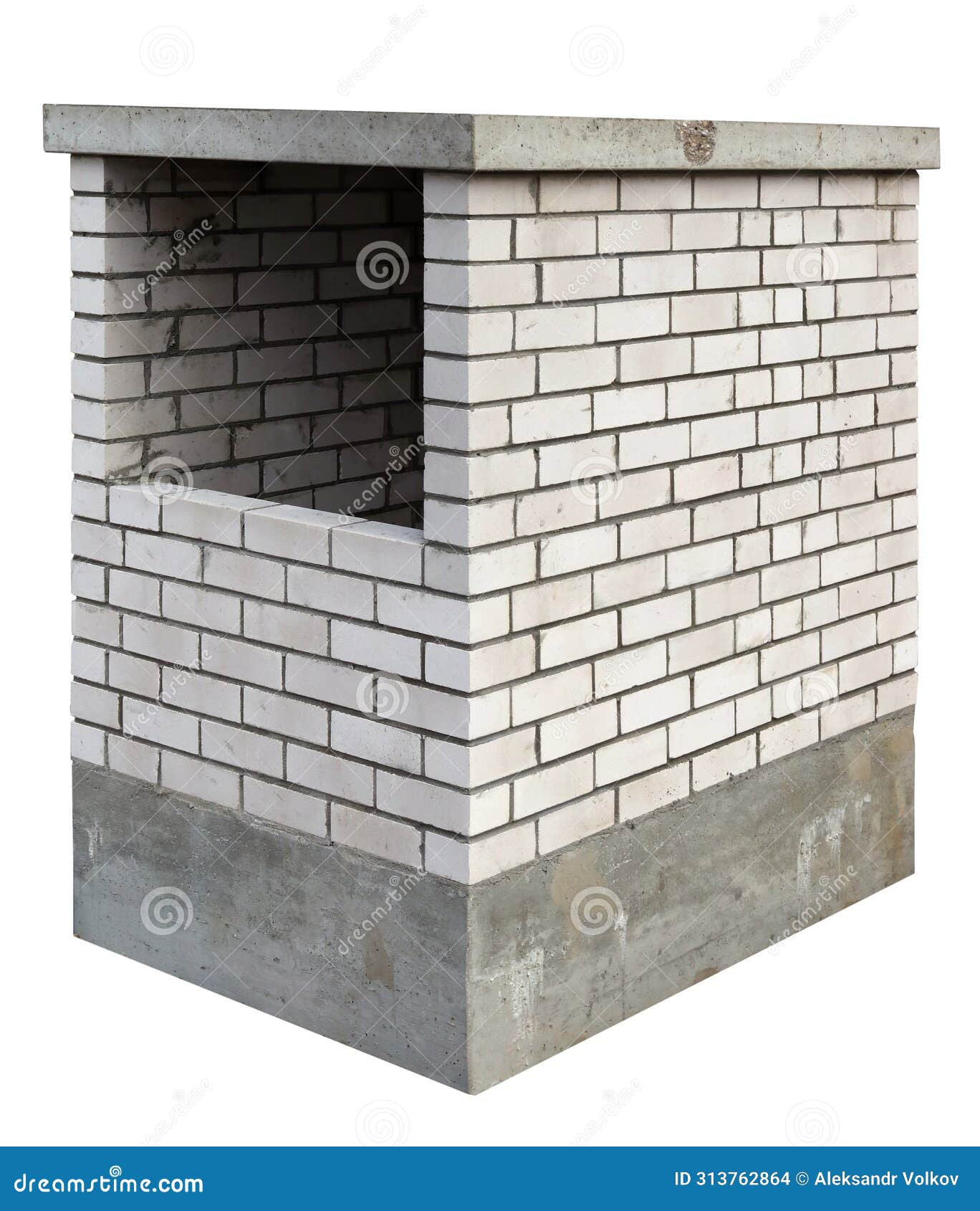 Ventilation Duct for an Underground Garage Made of Bricks Stock Photo ...