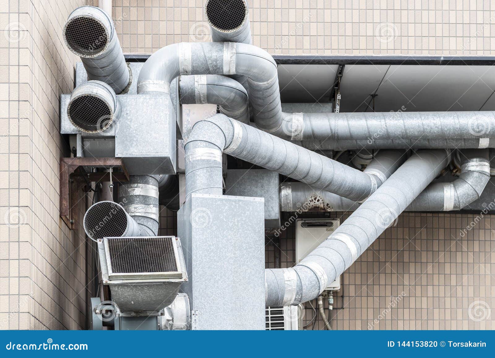 Stack Of Air Con Ducts Royalty-Free Stock Image | CartoonDealer.com ...