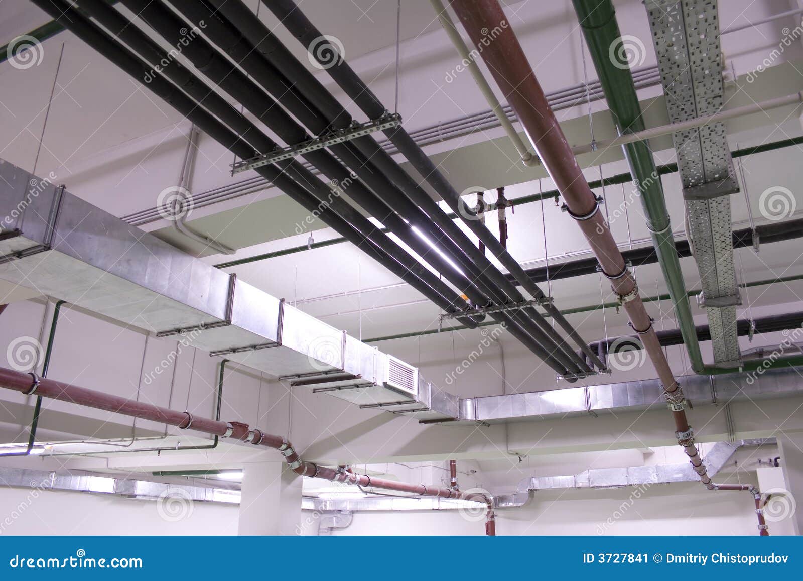 Ventilation Engineering Services Stock Image - Image of construction ...