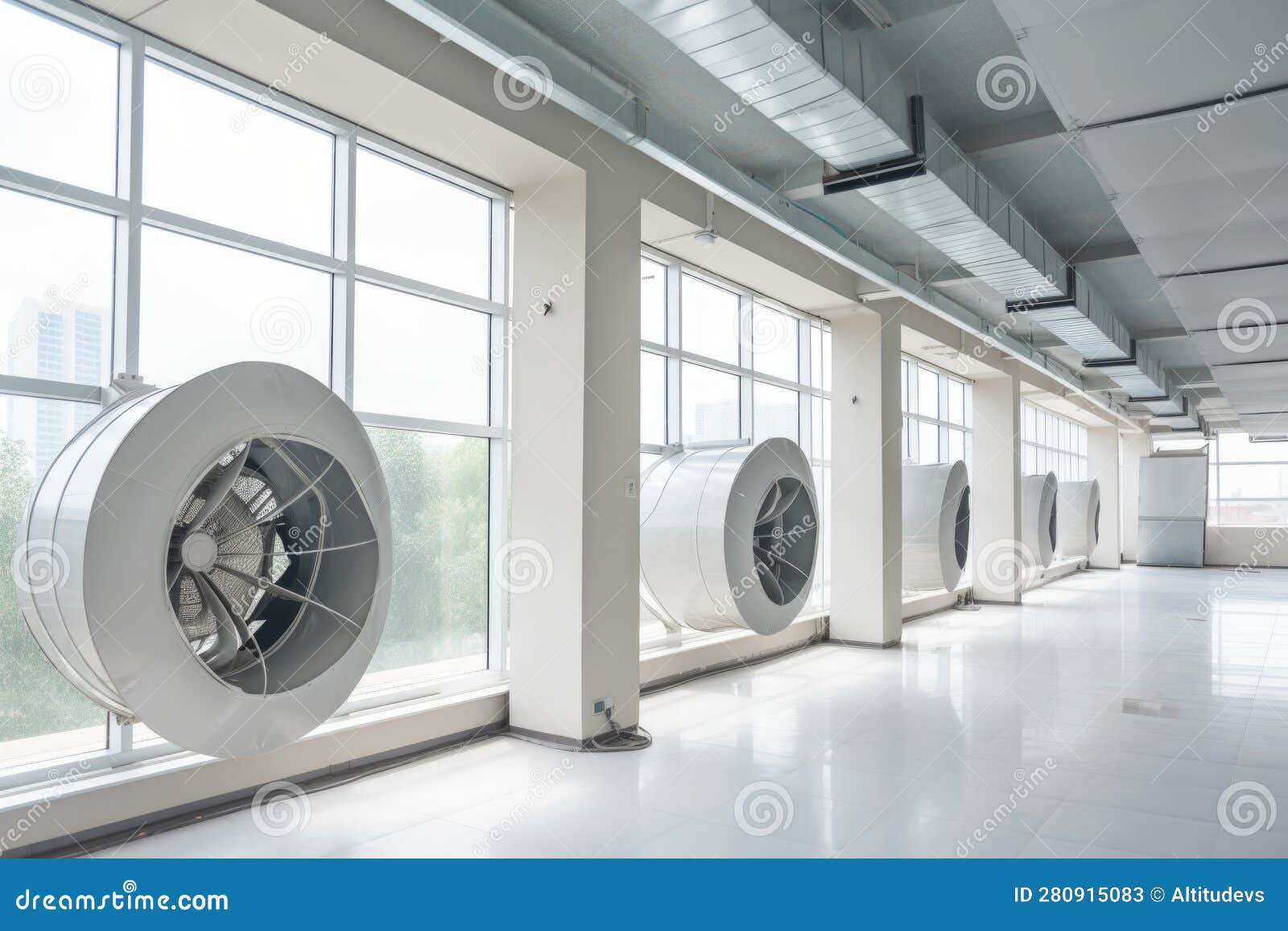 Ventilation and Exhaust System Component, Such As Blower or Fan, Being ...