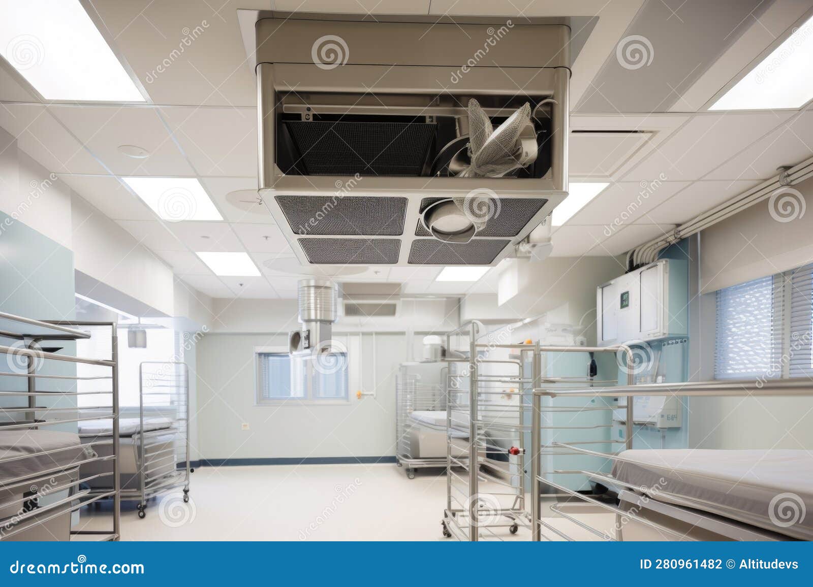 Ventilation and Exhaust System with Fan, Temperature Sensor, and ...