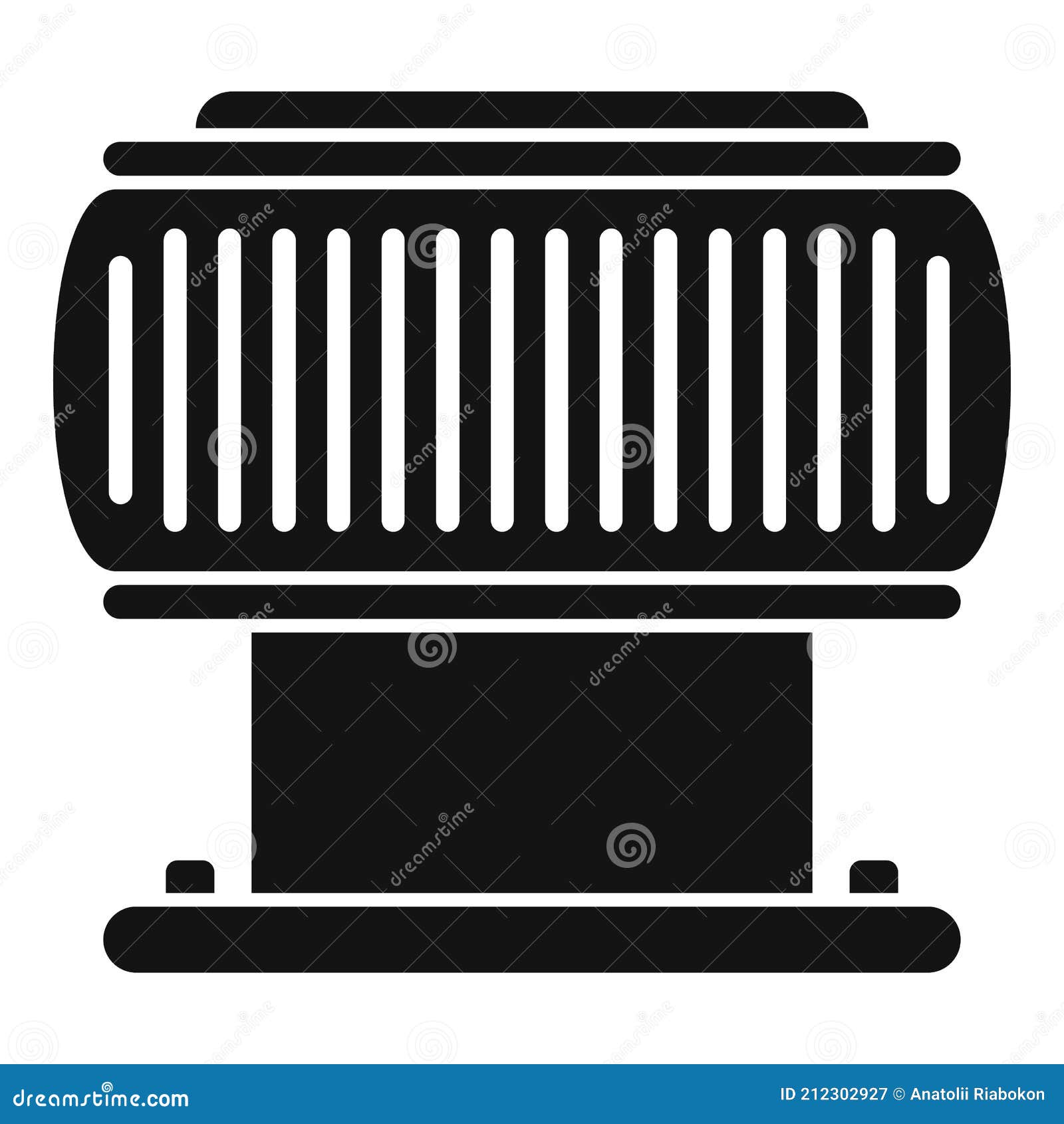 Ventilation Filter Icon, Simple Style Stock Vector - Illustration of ...