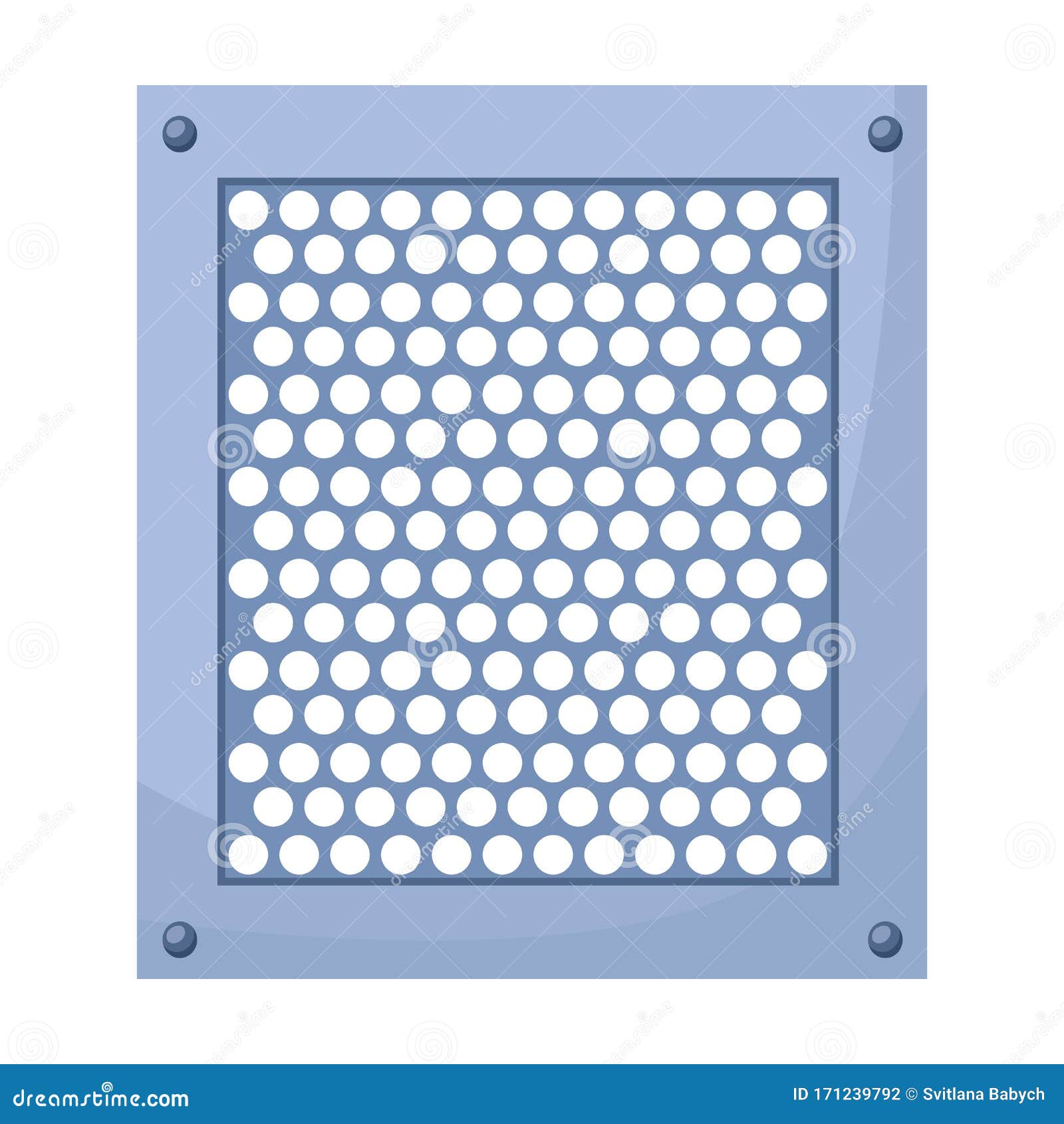 Ventilation Grate Vector Icon.Cartoon Vector Icon Isolated On White ...