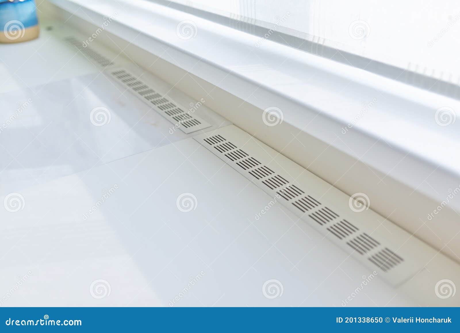 Ventilation Grille Built into the Table, for the Heating Radiator Stock ...