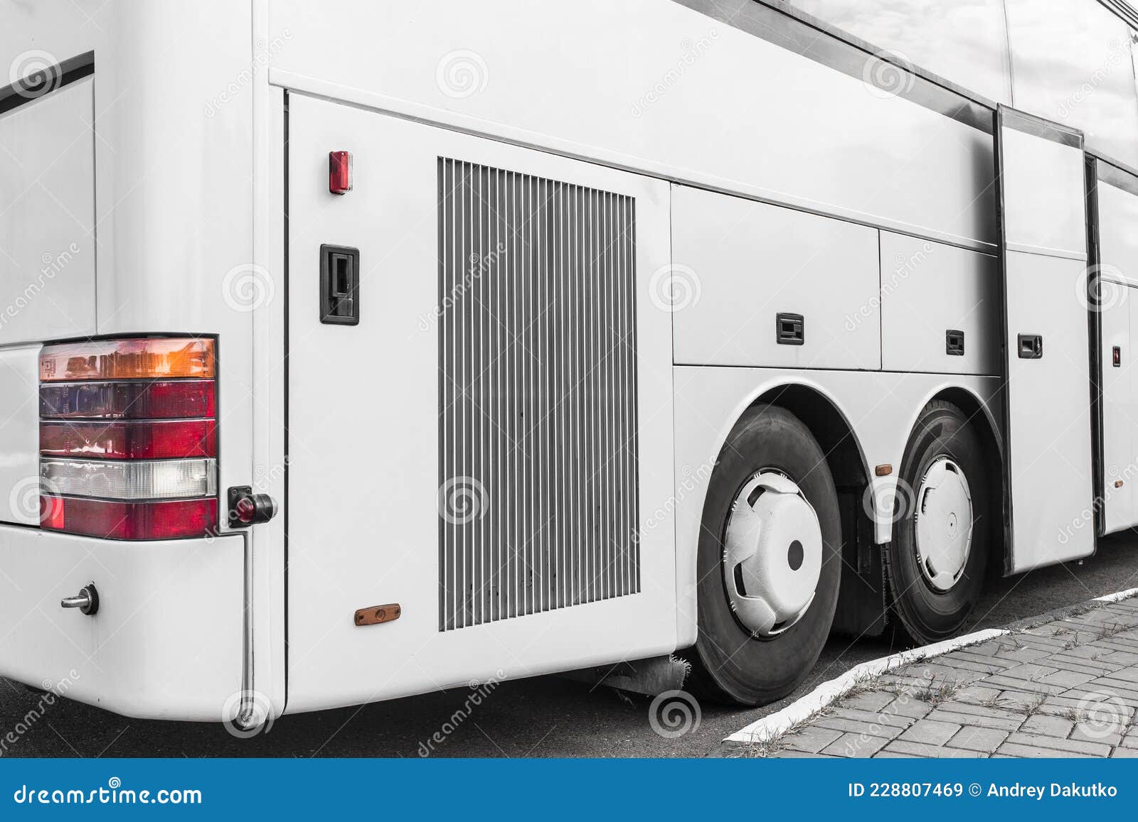 Ventilation Grille and Engine Ventilation Air System at Bus Transport ...