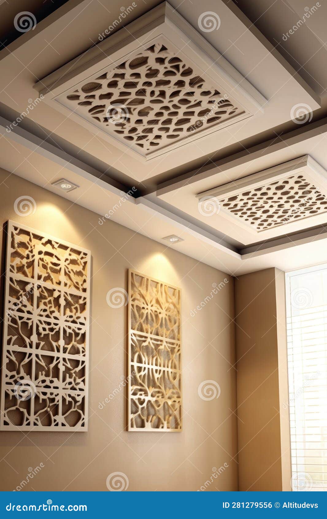 Ventilation Grills and Air Diffusers in Various Designs Stock ...