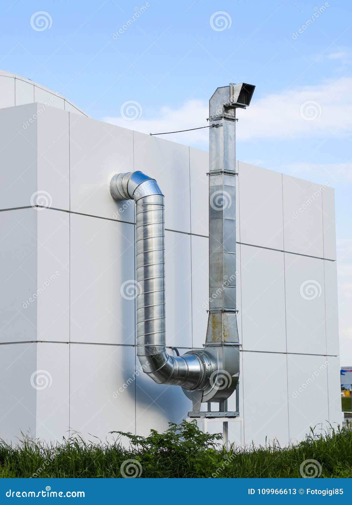 Old Ventilation Hood, External Fan Of Conditioning System Unit Royalty ...