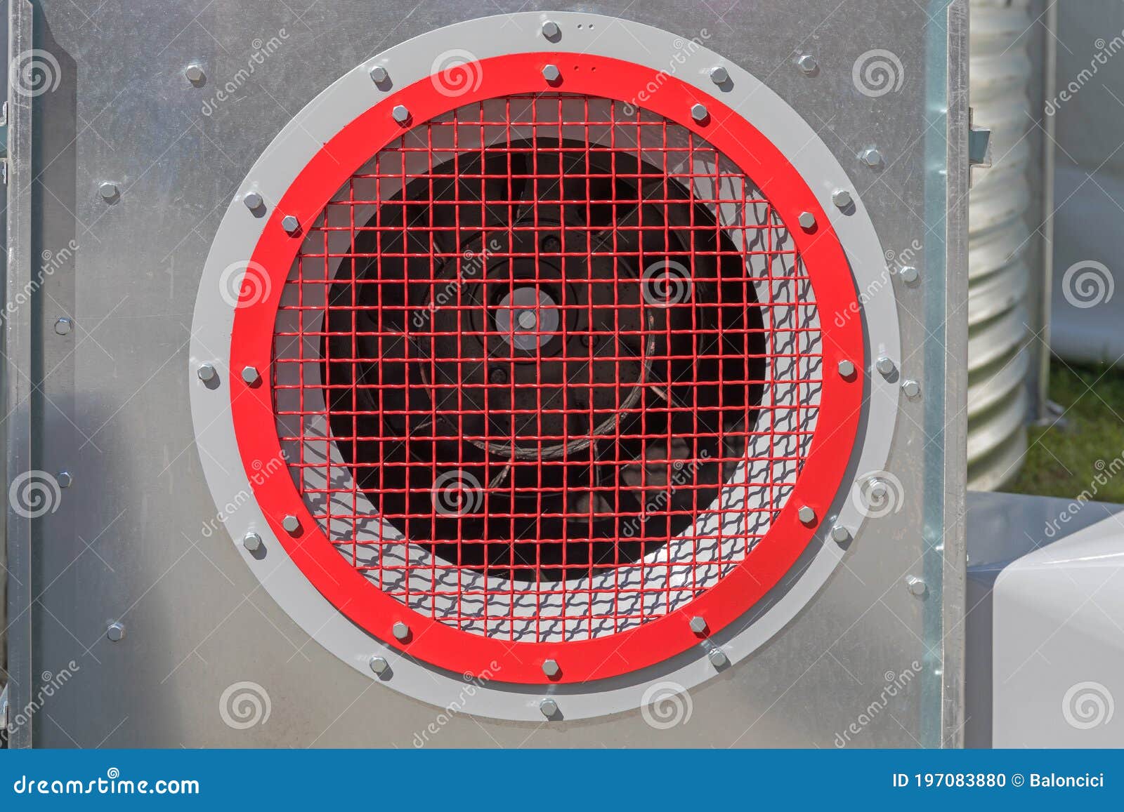 Air Flow And Ventilation System. Air Handling Units On Ceiling Walls ...