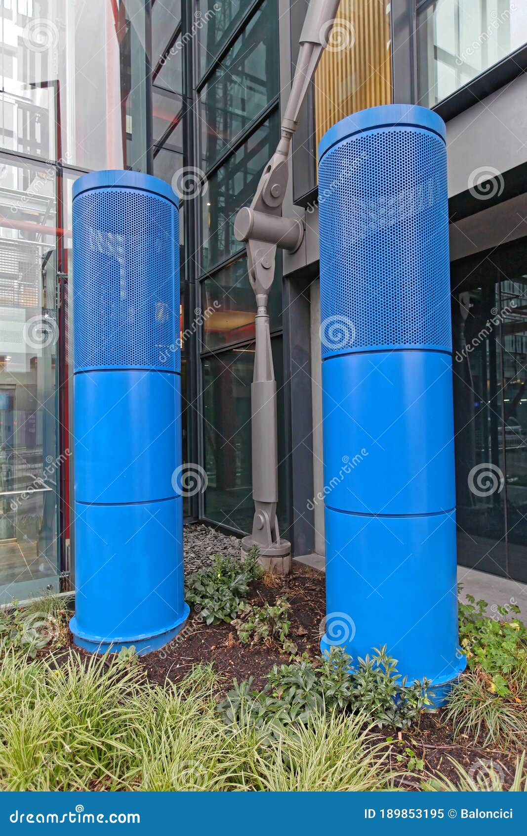 Ventilation Outlet Towers stock image. Image of outlet - 189853195