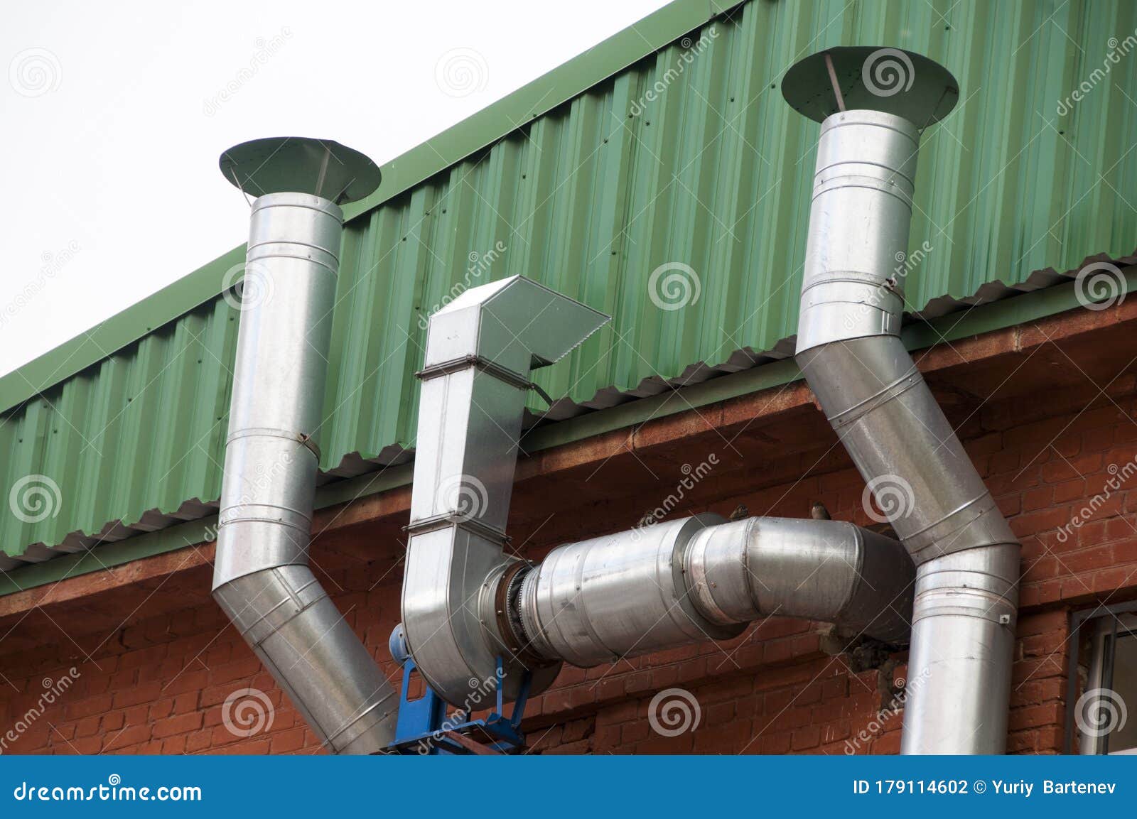 Ventilation Pipes. Ventilation. Ventilation System. Stock Photo - Image ...