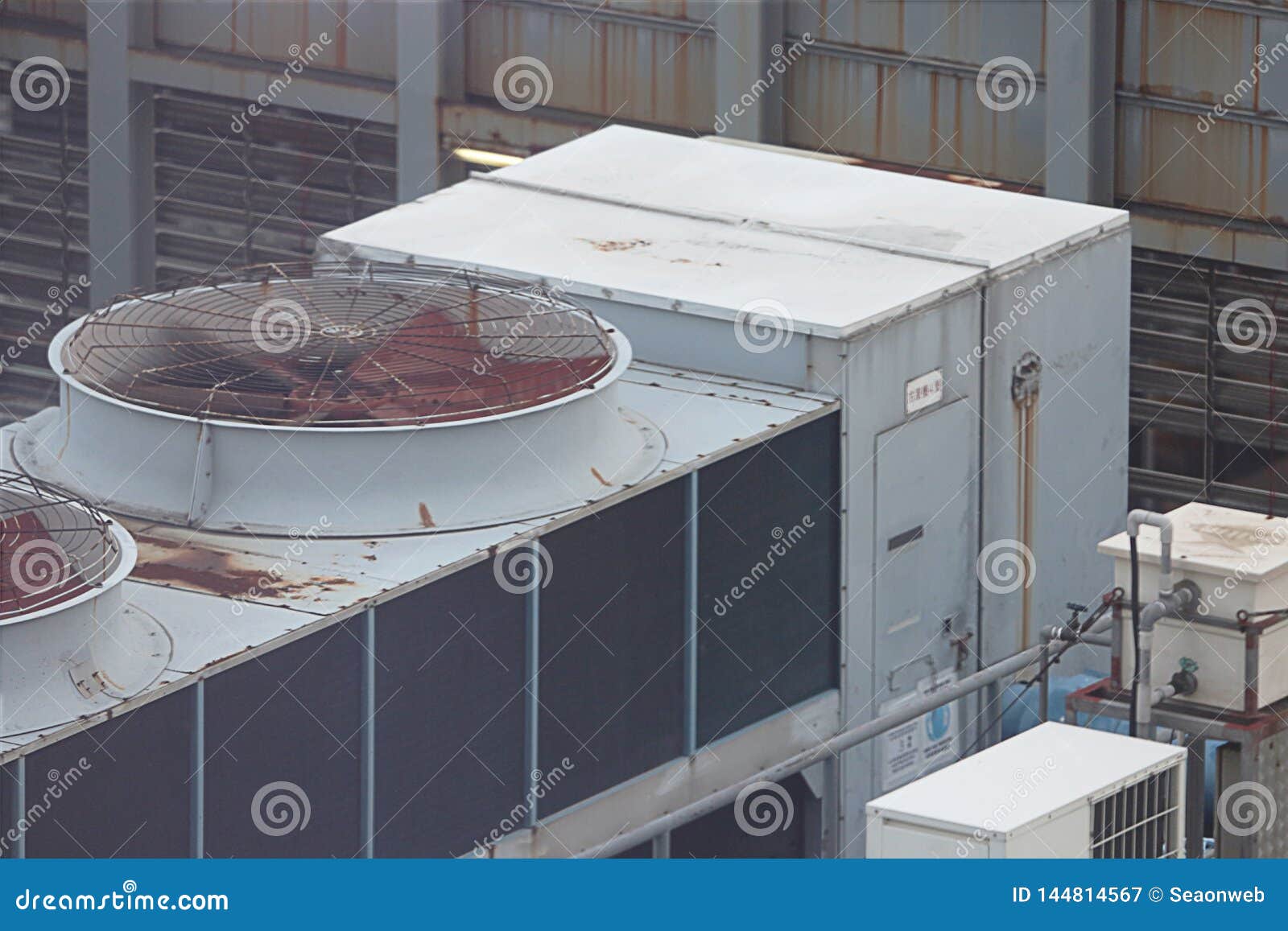 A Ventilation Shafts on the Roof of the House Stock Image - Image of ...