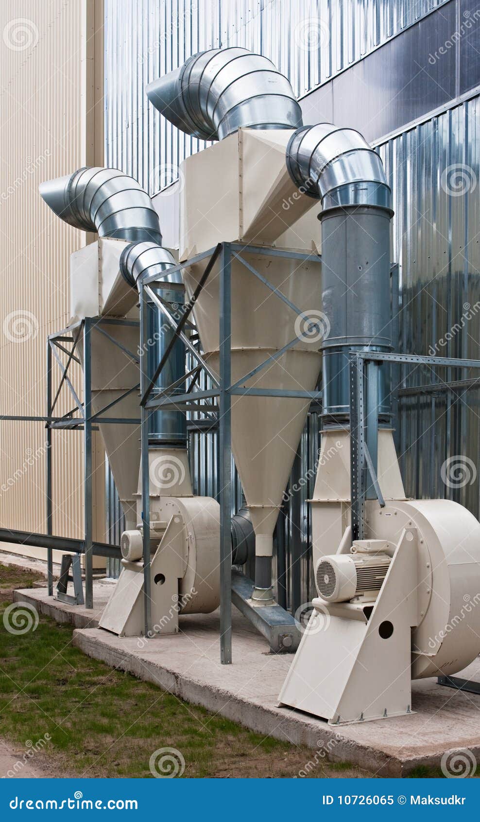 Ventilation system stock image. Image of cooling, manufacturing - 10726065