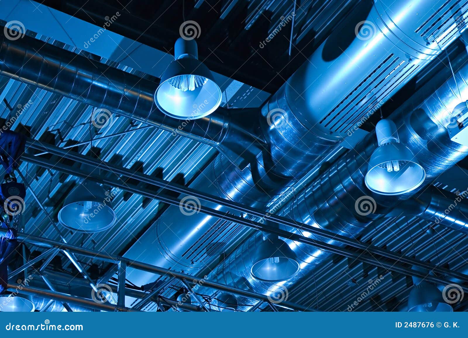 Ventilation System stock photo. Image of inside, hollow - 2487676