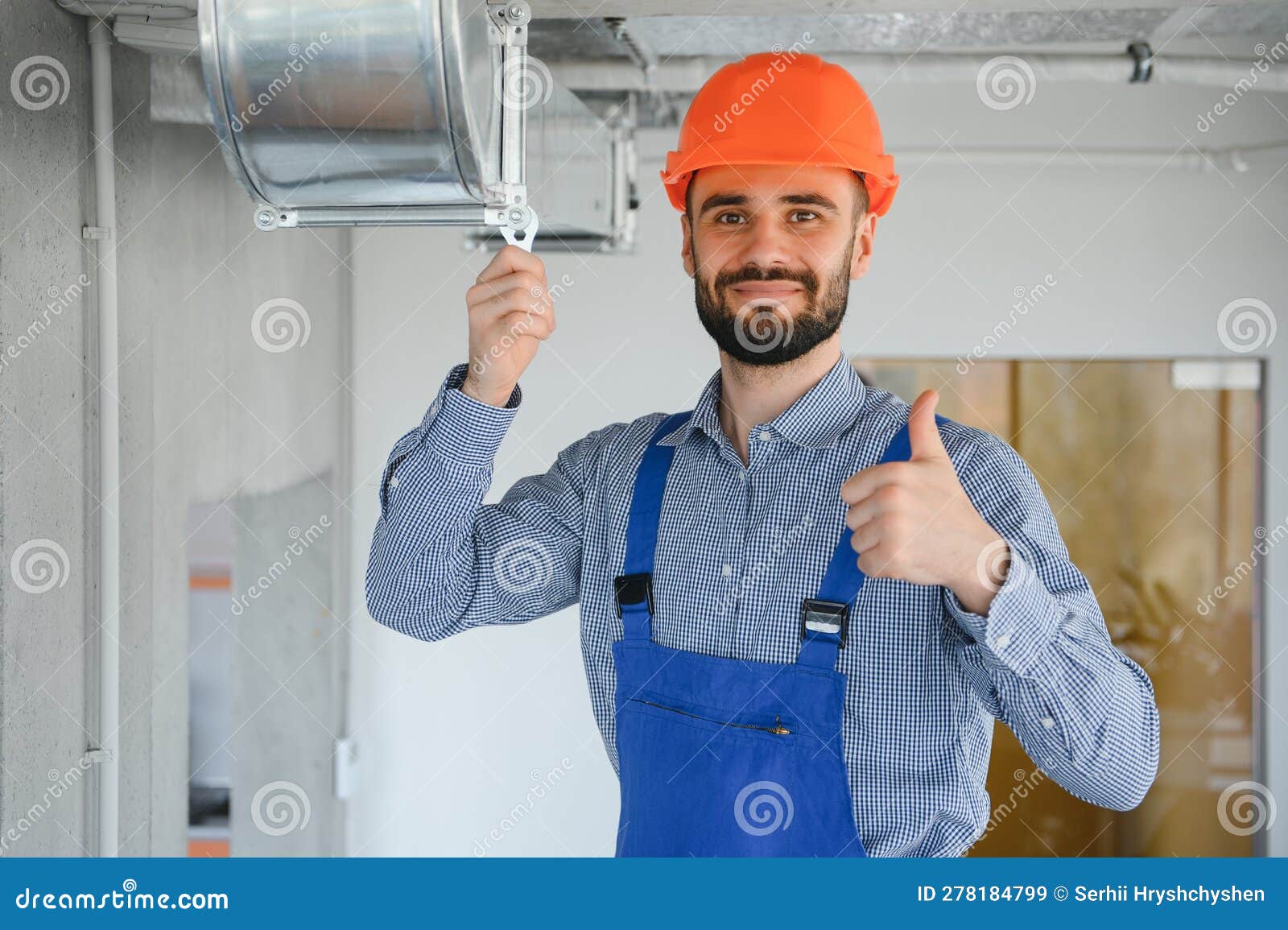 Ventilation System Installation and Repair Service. Hvac Technician at ...