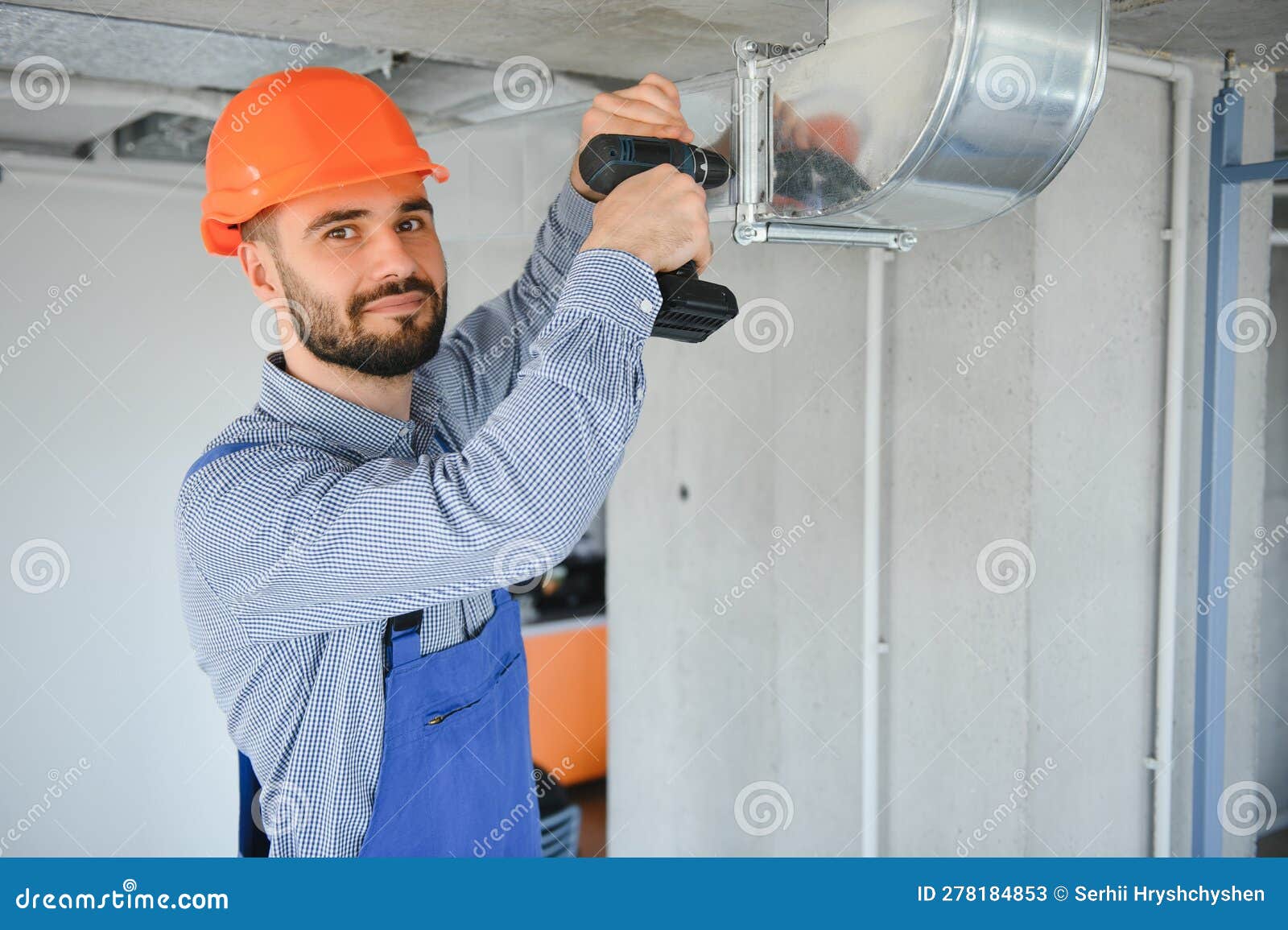 Ventilation System Installation and Repair Service. Hvac Technician at ...