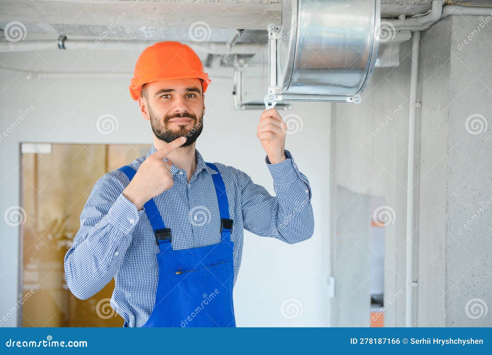 Ventilation System Installation and Repair Service. Hvac Technician at ...