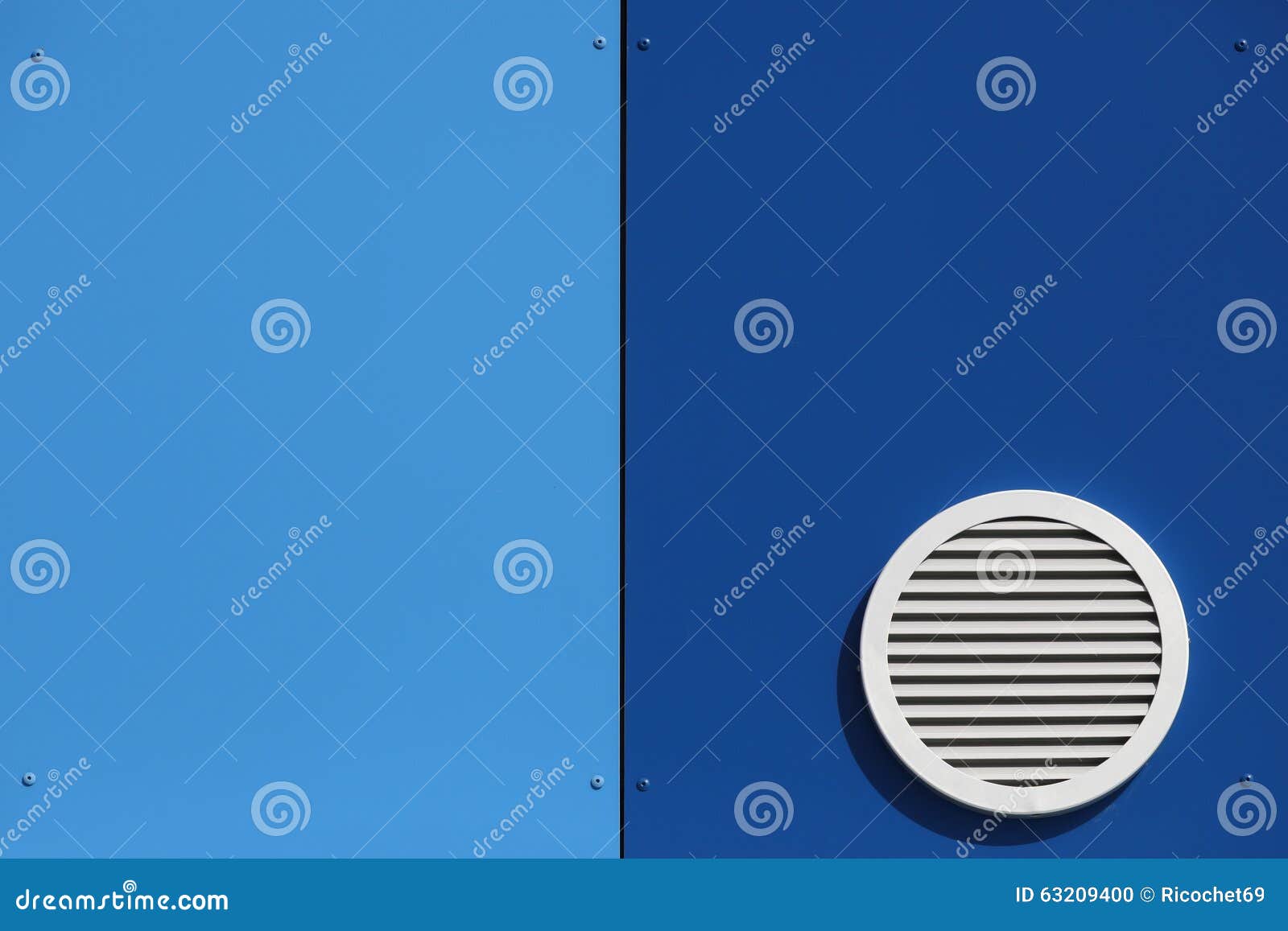 Ventilation System on a Wall Stock Photo - Image of construction ...