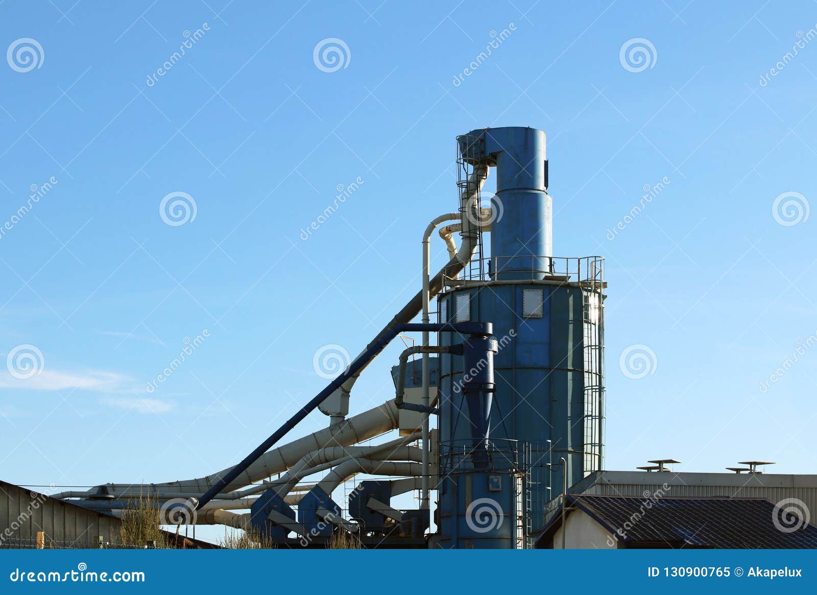 The Ventilation System of the Wood Processing Workshop. Metal ...