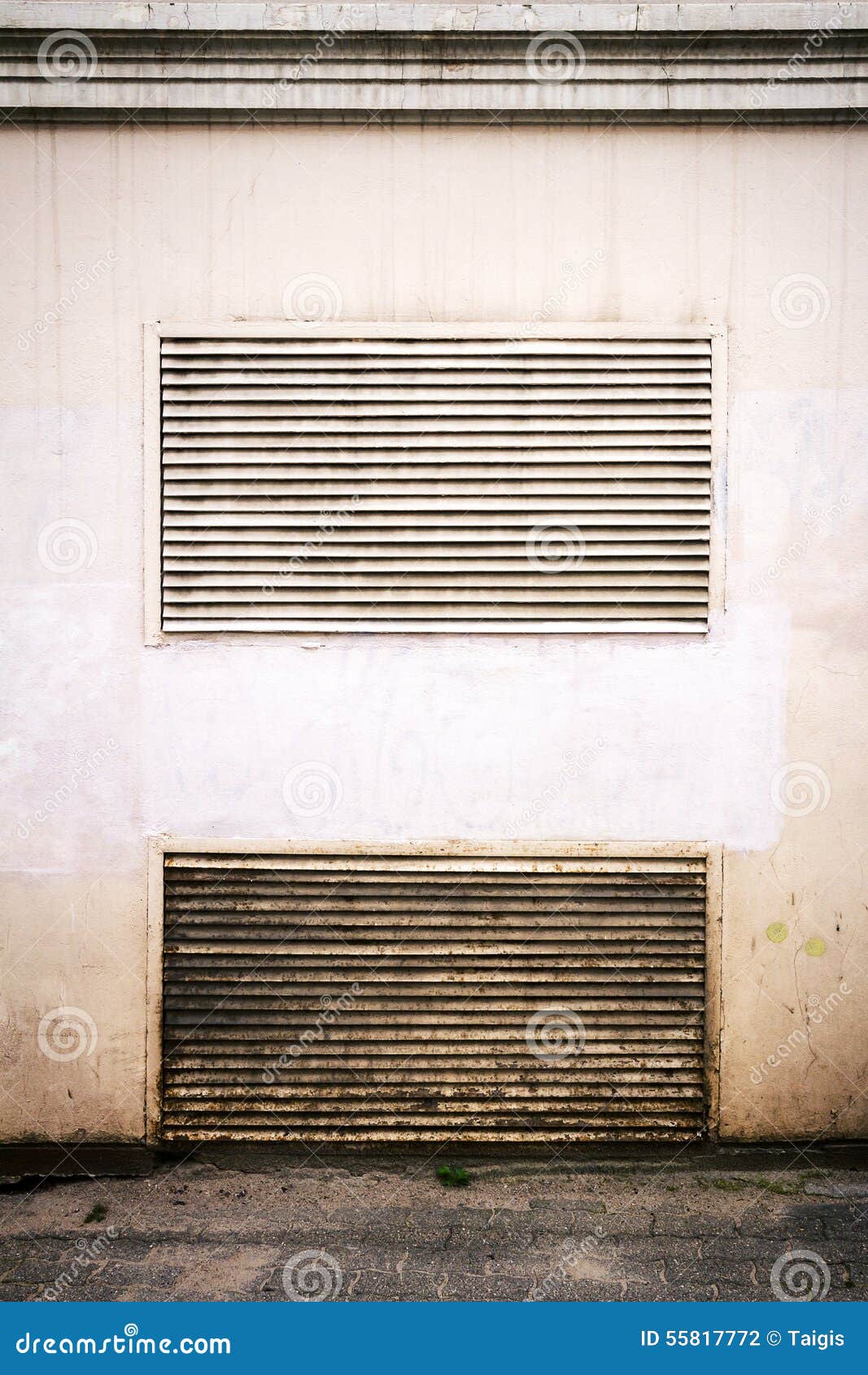 Ventilation on wall stock photo. Image of architecture - 55817772