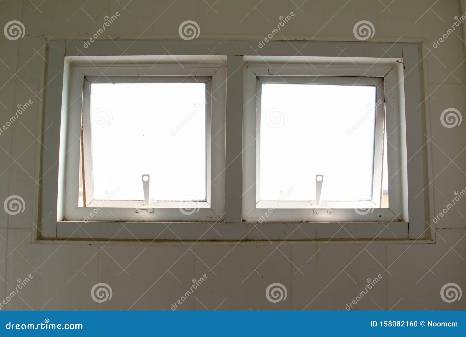 Ventilation Windows on Wall. Stock Photo - Image of frame, detail ...