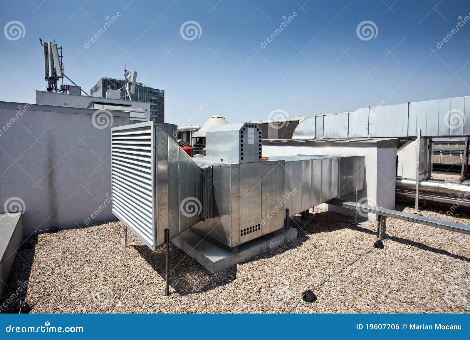 Ventilationssystem stockfoto. Bild von herstellung, betrieb - 19607706