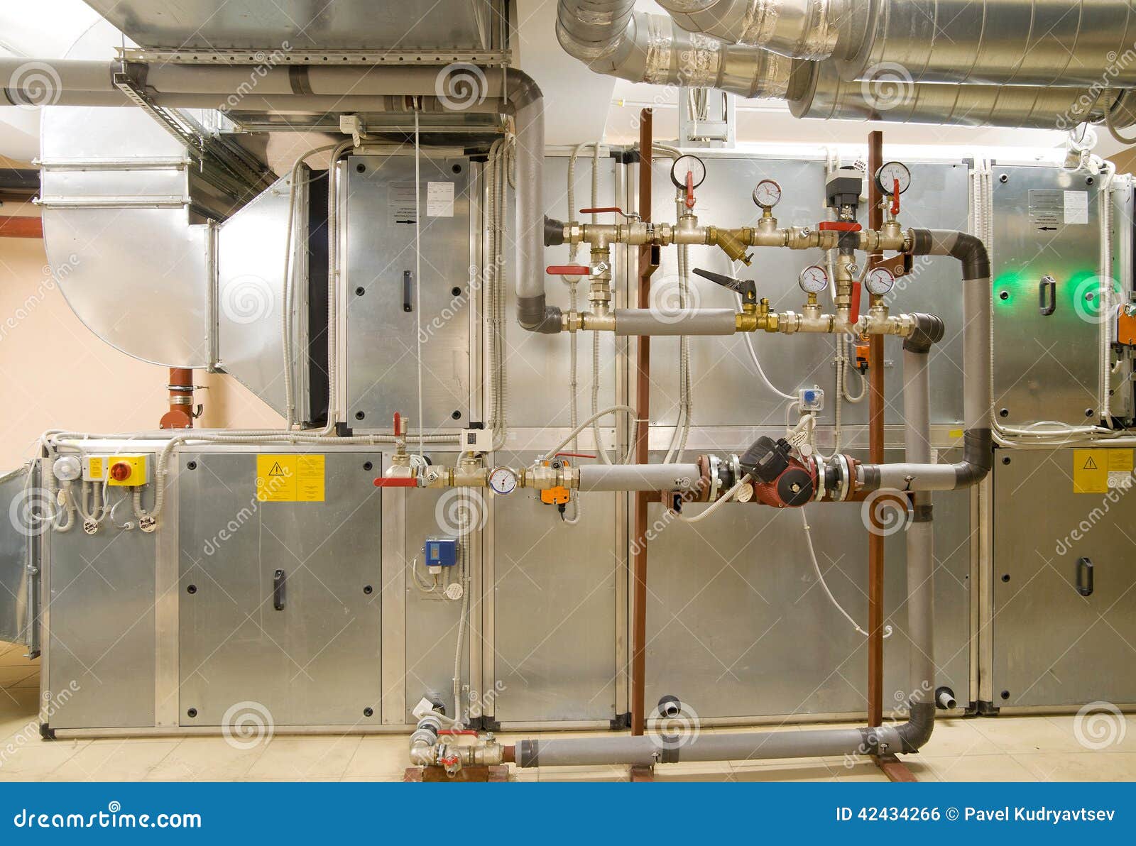 Ventilationssystem arkivfoto. Bild av teknik, utrustning - 42434266