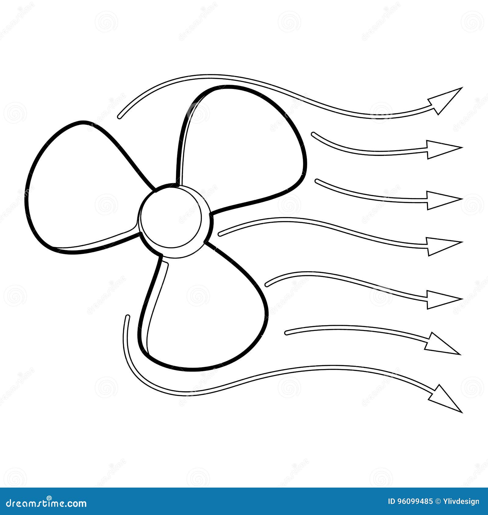 Ventilator Icon, Outline Style Stock Vector - Illustration of ...