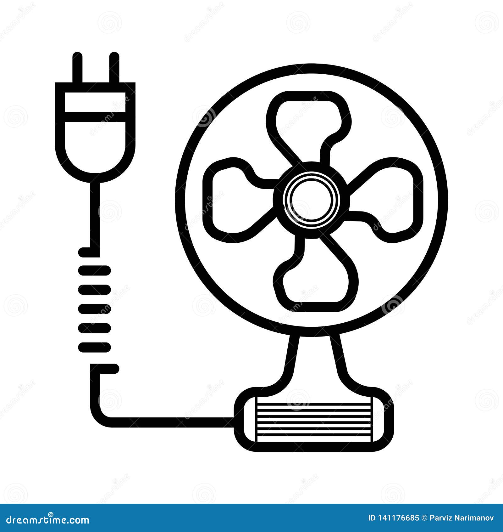 Ventilation Sign Icon. Ventilator Symbol. Cartoon Vector ...