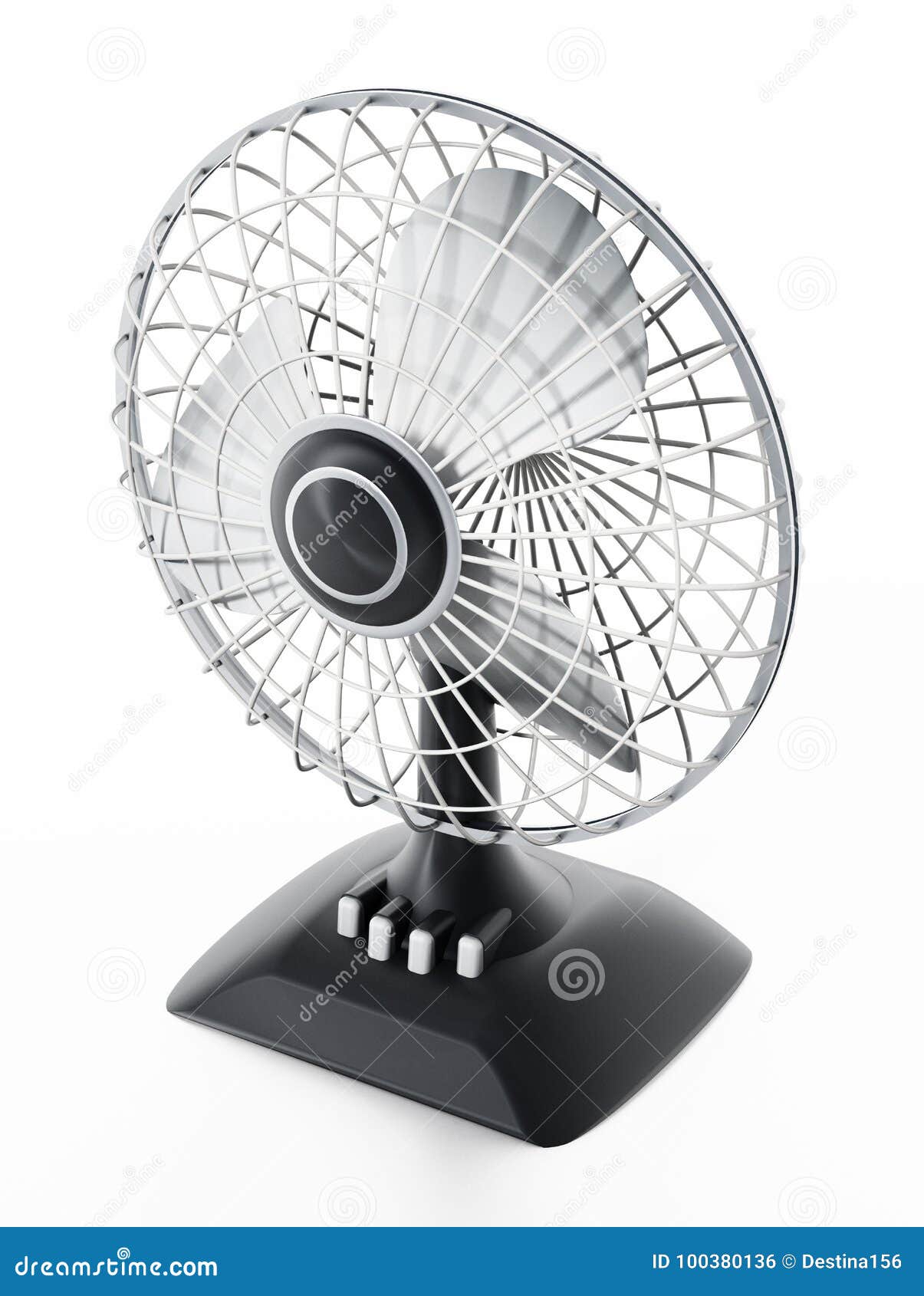 Ventilator Isolated on White Background. 3D Illustration Stock ...