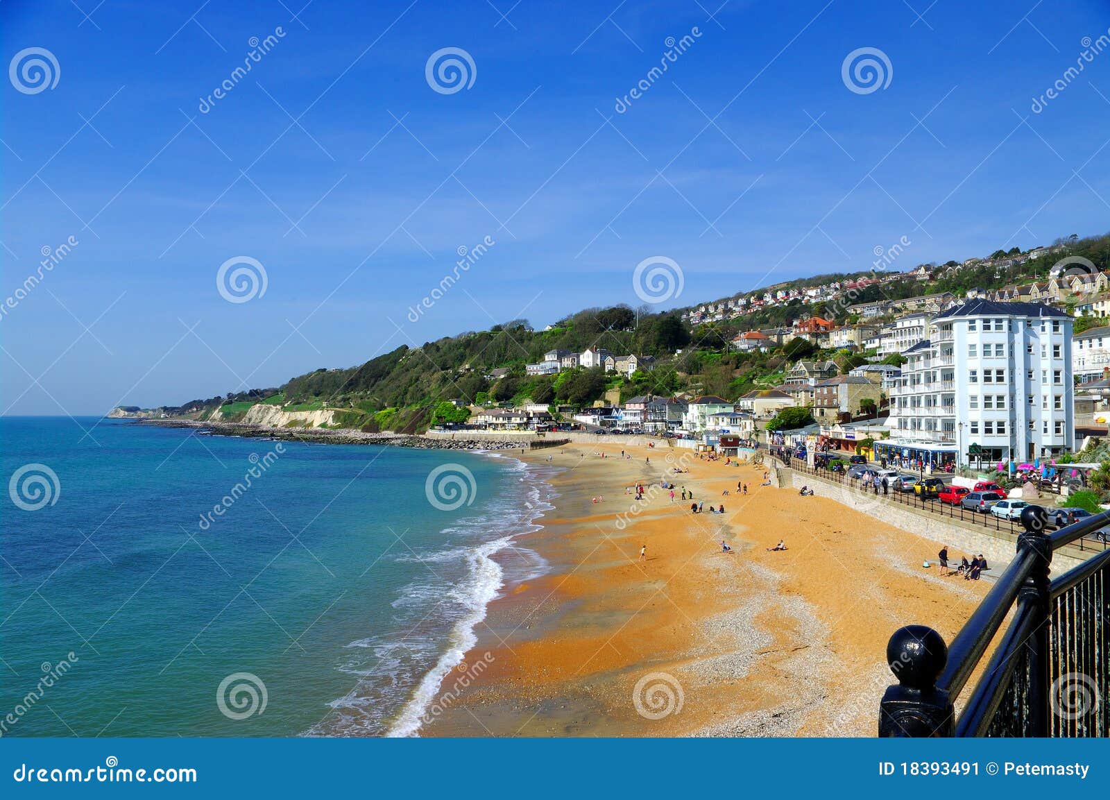 Ventnor Beach stock image. Image of beach, islae, sand - 18393491