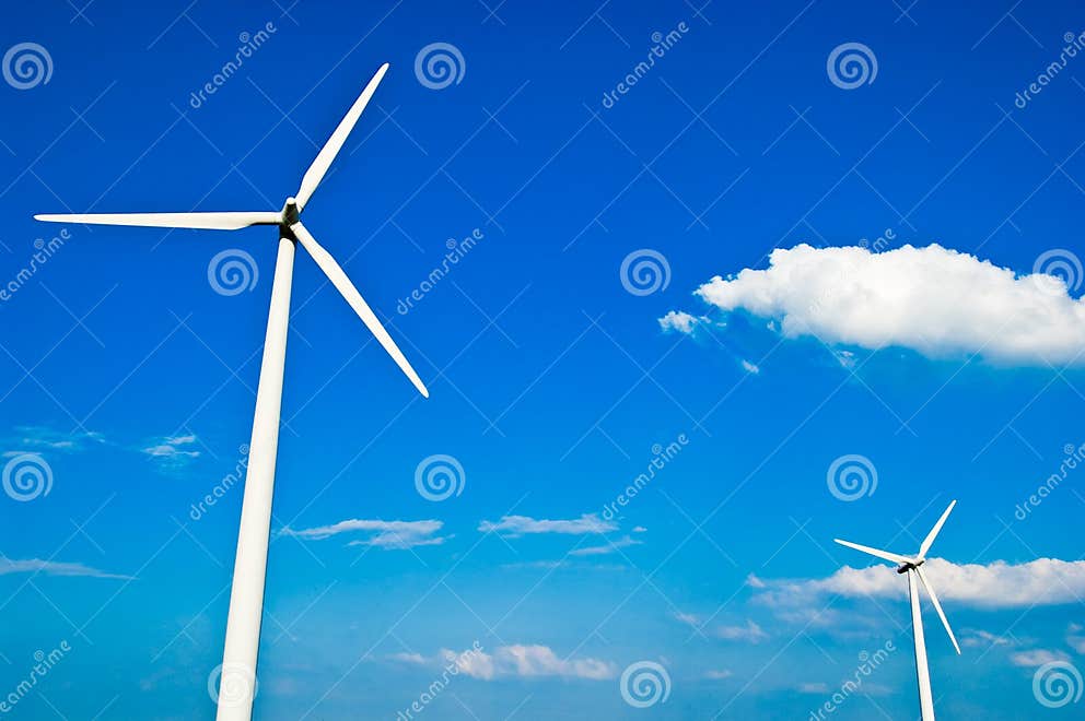 Vento azul imagem de stock. Imagem de potência, equipamento - 3064369