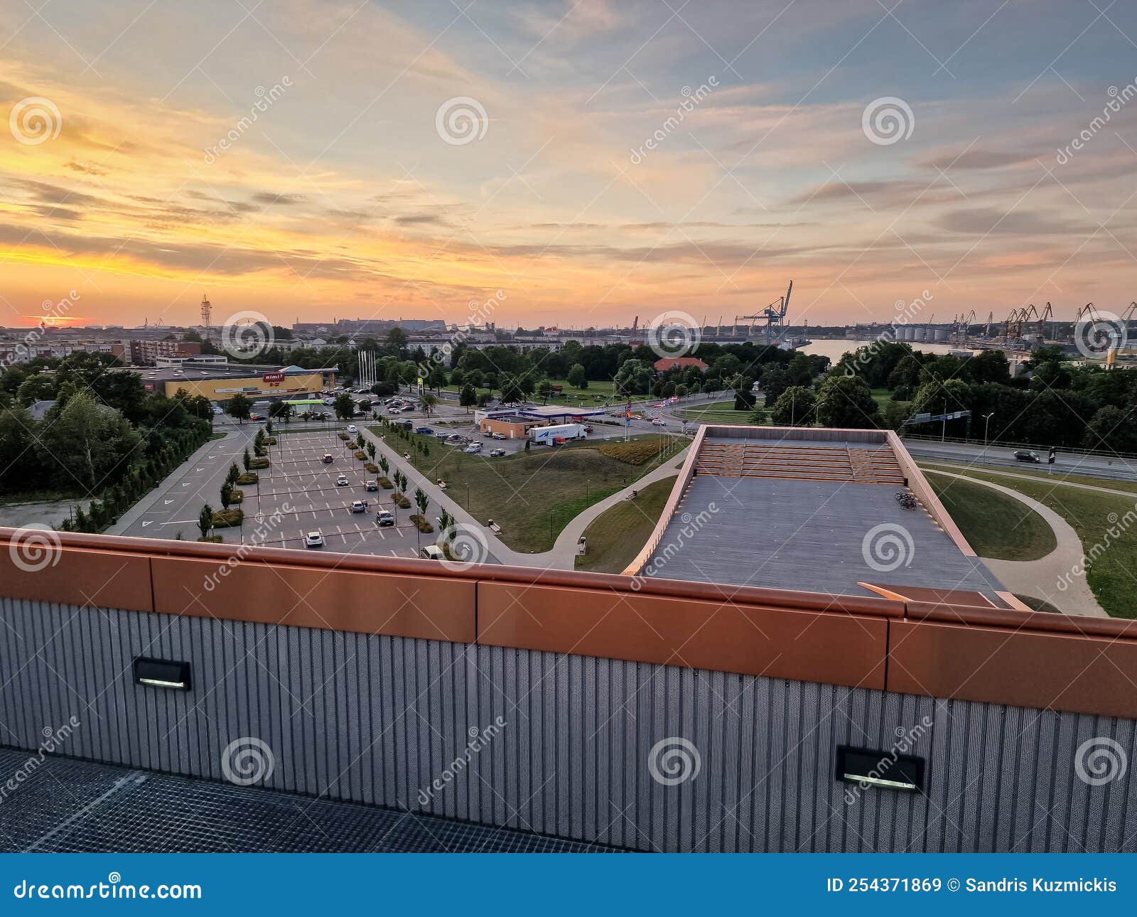 Ventspils, Latvia - August 14, 2022: View from Science and Innovation ...