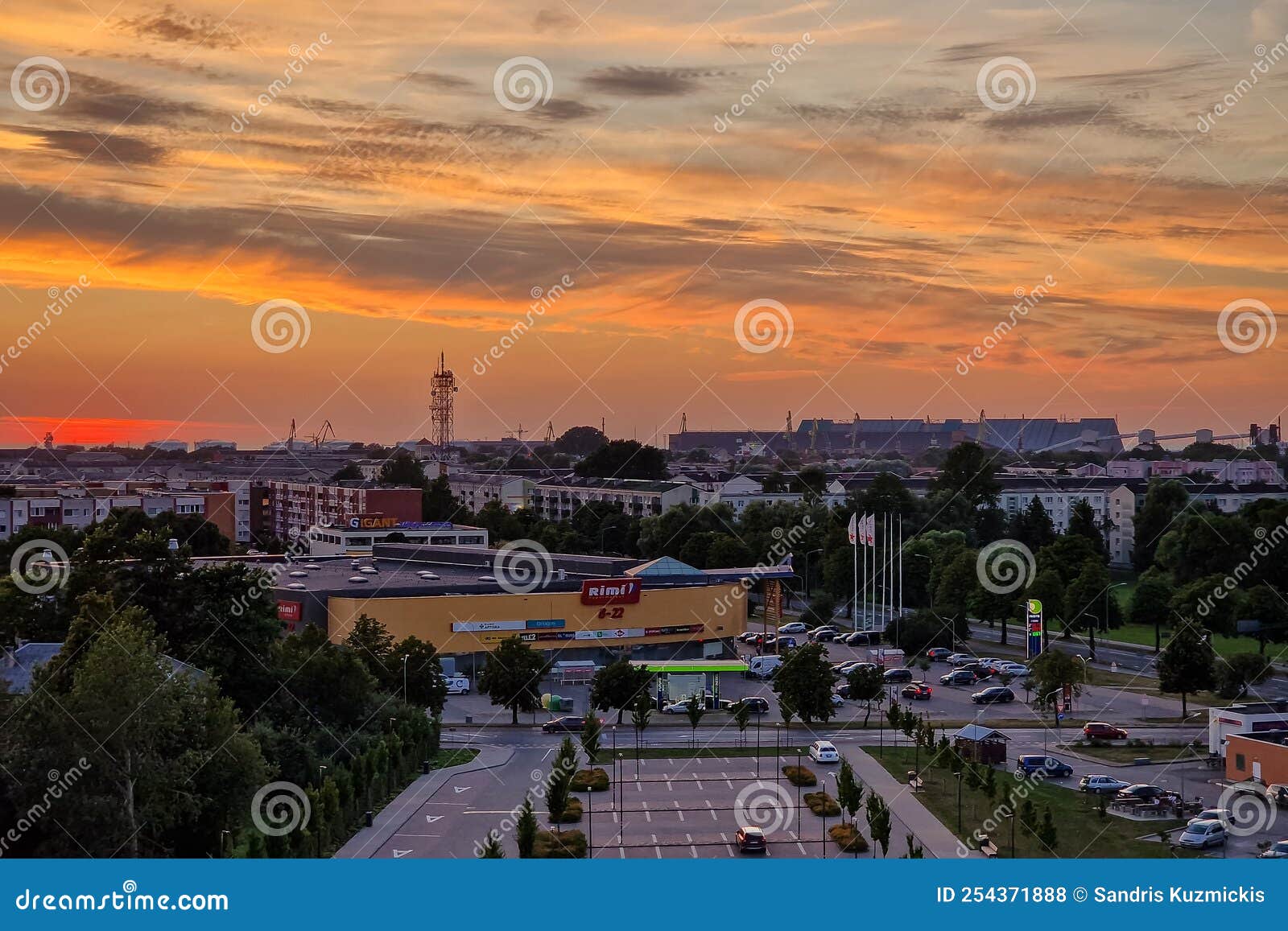 Ventspils, Latvia - August 14, 2022: View from Science and Innovation ...